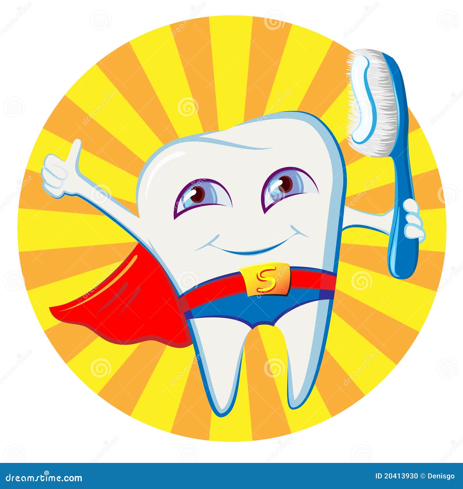 Healthy Tooth & Periodontitis Single Tooth Illustration Vector ...