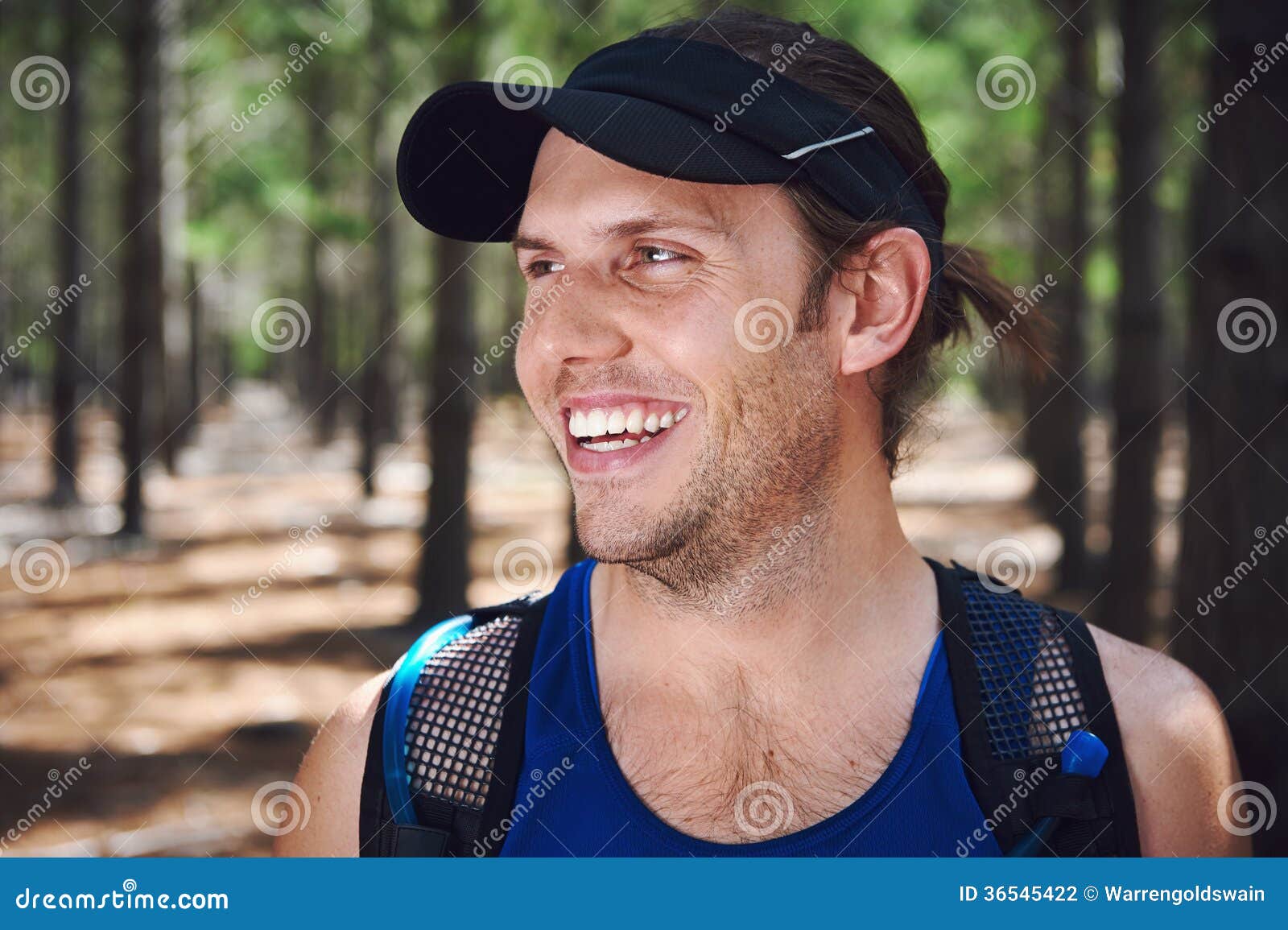 Healthy trail runner stock photo. Image of outside, happy - 36545422