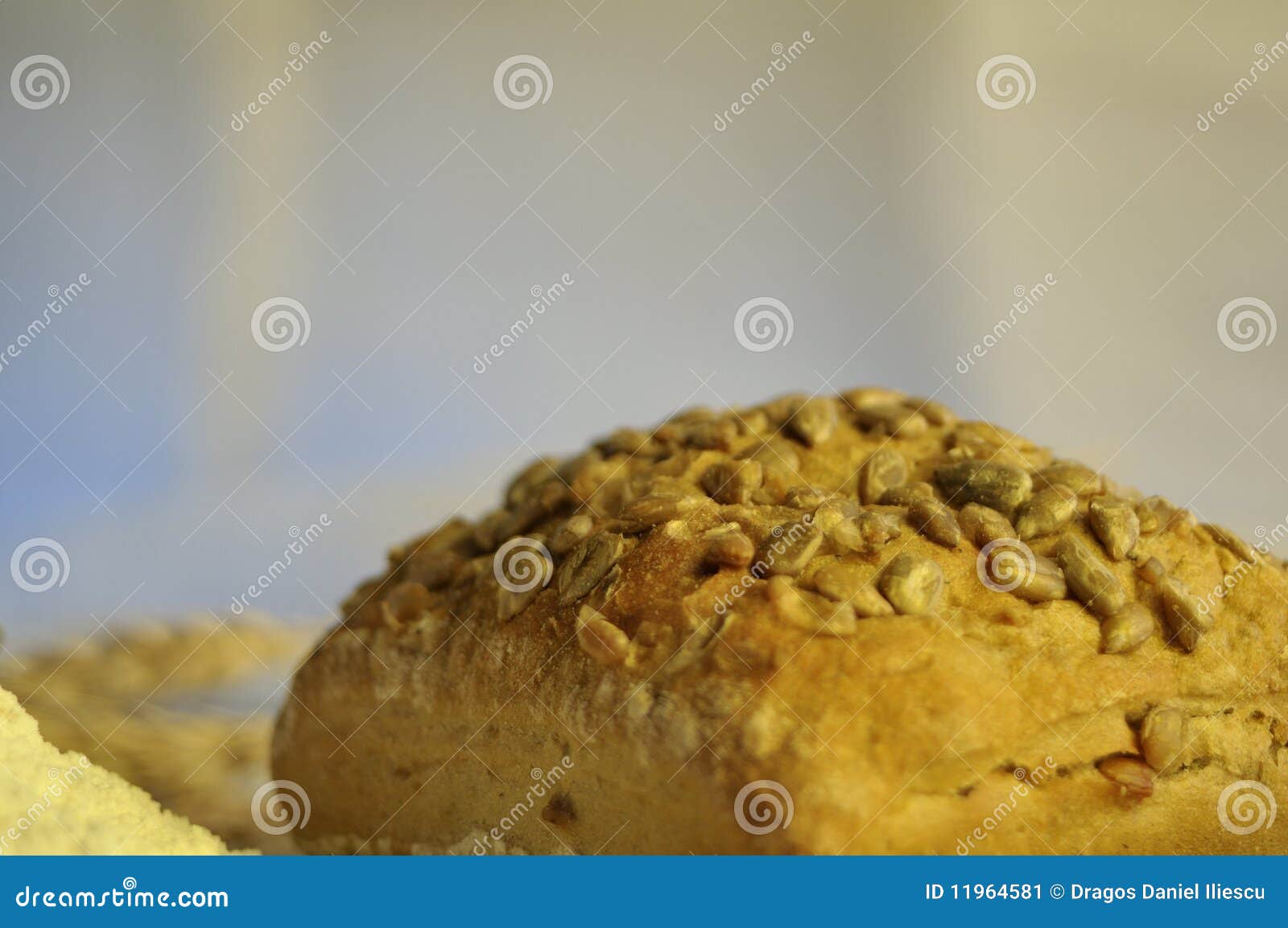 Healthy uncut bread stock image. Image of food, grain - 11964581