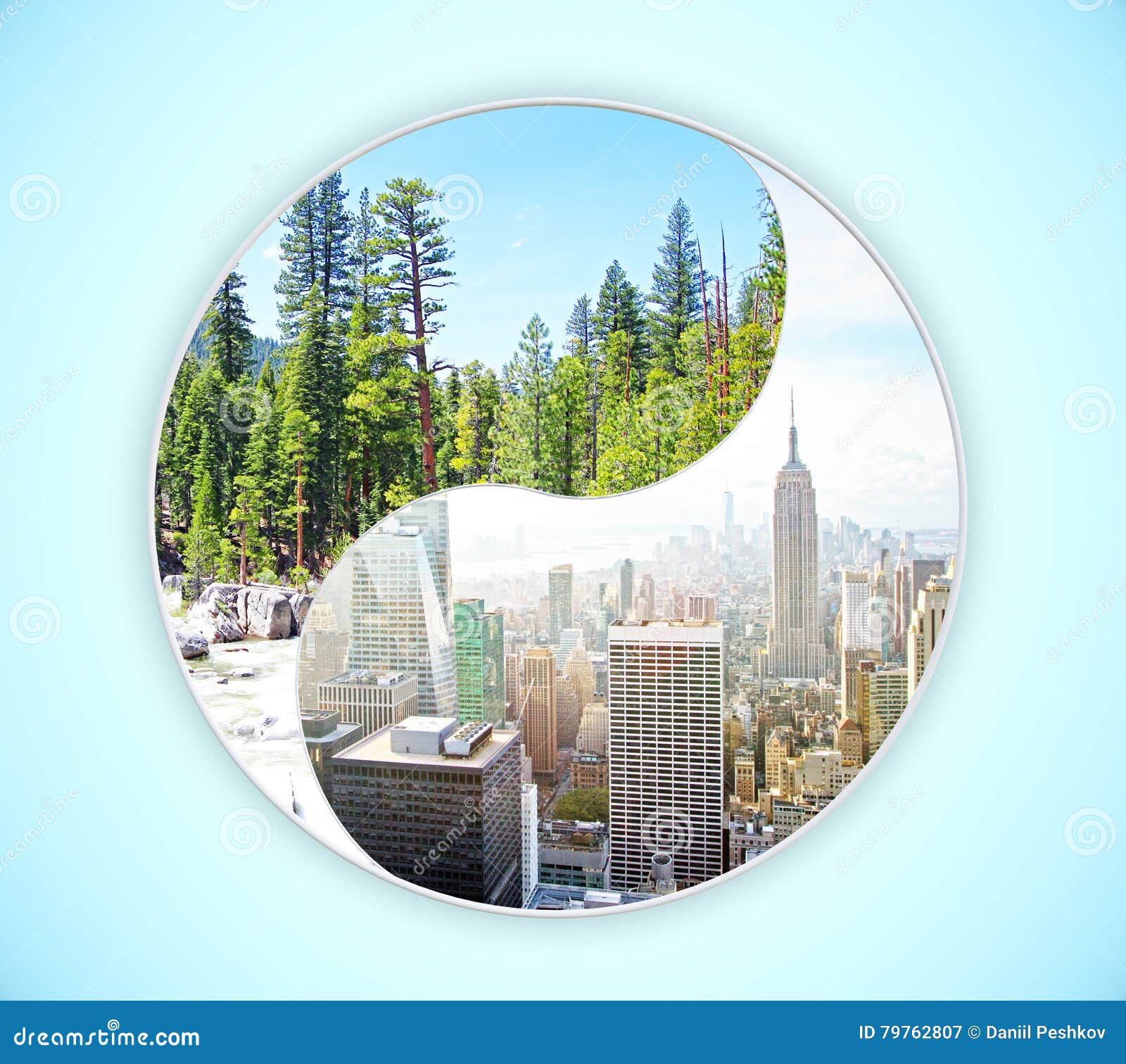 Urbanization And Life - Pictured As A Word Urbanization And A Wreck ...