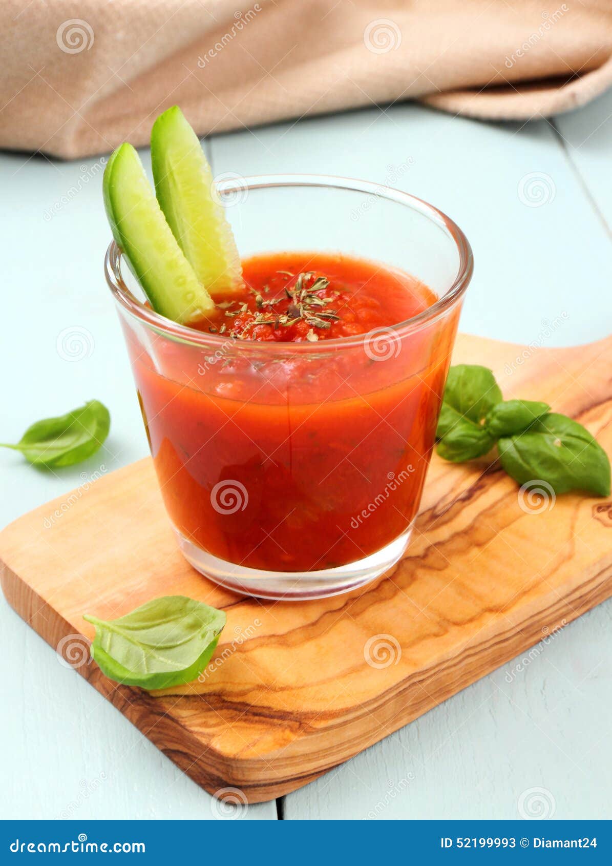 Healthy Vegetable Tomato Smoothie and Juice Stock Image - Image of ...