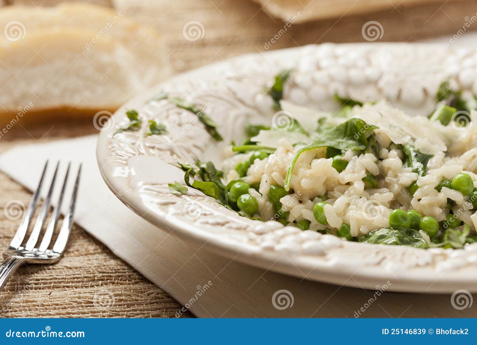 Healthy Vegetarian Italian Risotto Stock Image - Image of nutrition ...