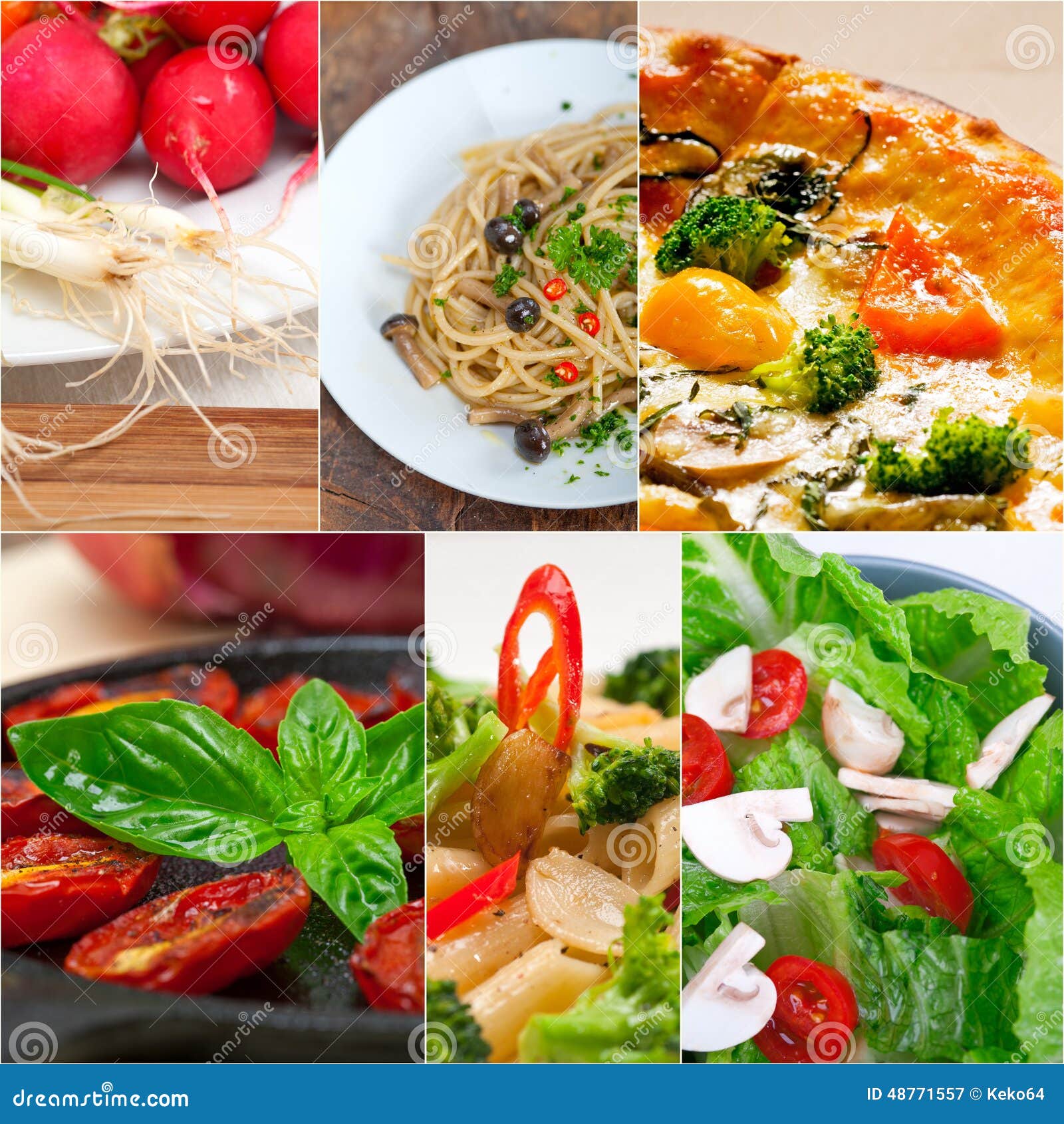 Healthy Vegetarian Vegan Food Collage Stock Image - Image of ingredient ...