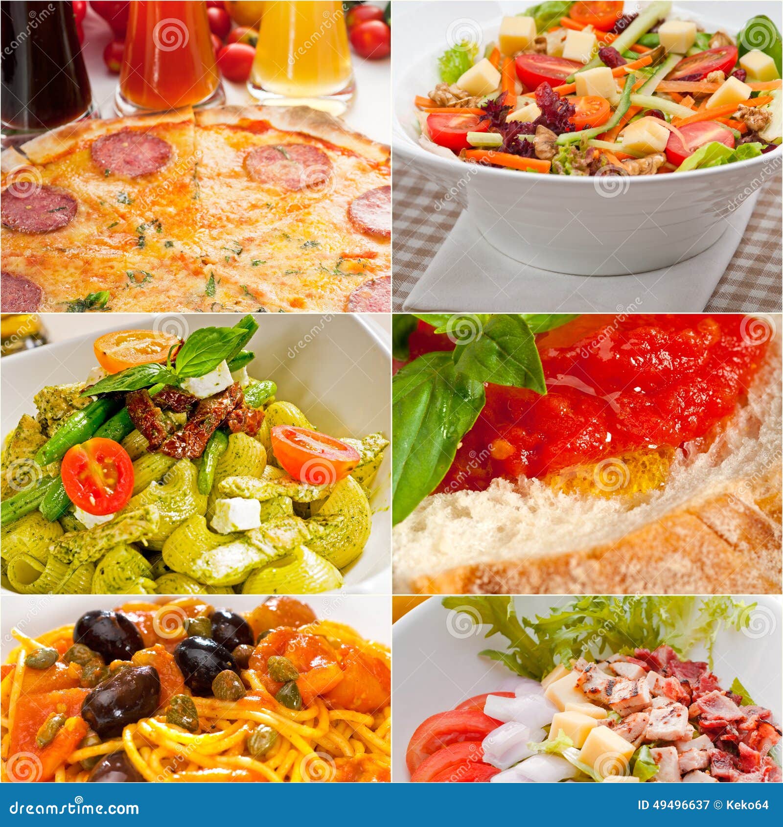 Healthy Vegetarian Vegan Food Collage Stock Image - Image of appetizer ...