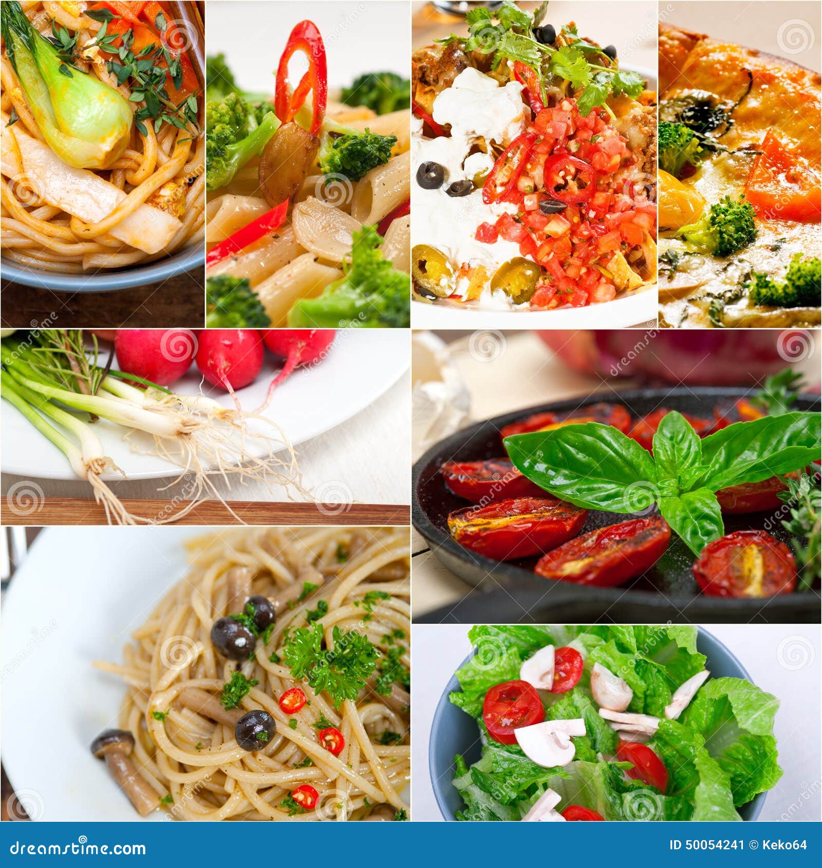 Healthy Vegetarian Vegan Food Collage Stock Image - Image of cuisine ...