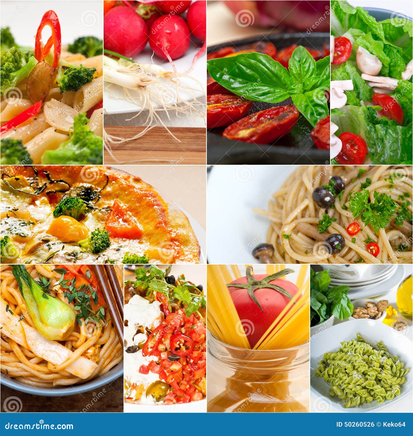 Healthy Vegetarian Vegan Food Collage Stock Photo - Image of bruschetta ...
