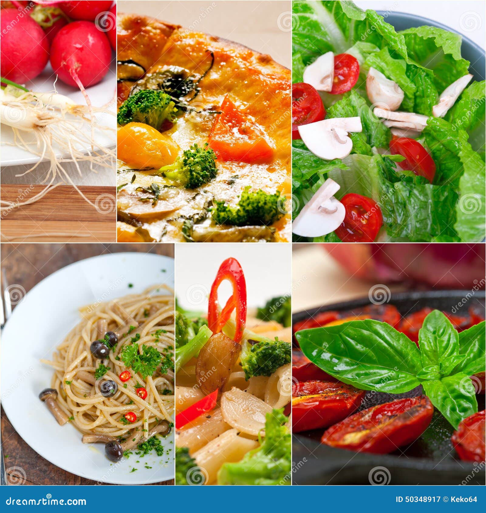 Healthy Vegetarian Vegan Food Collage Stock Image - Image of freshness ...