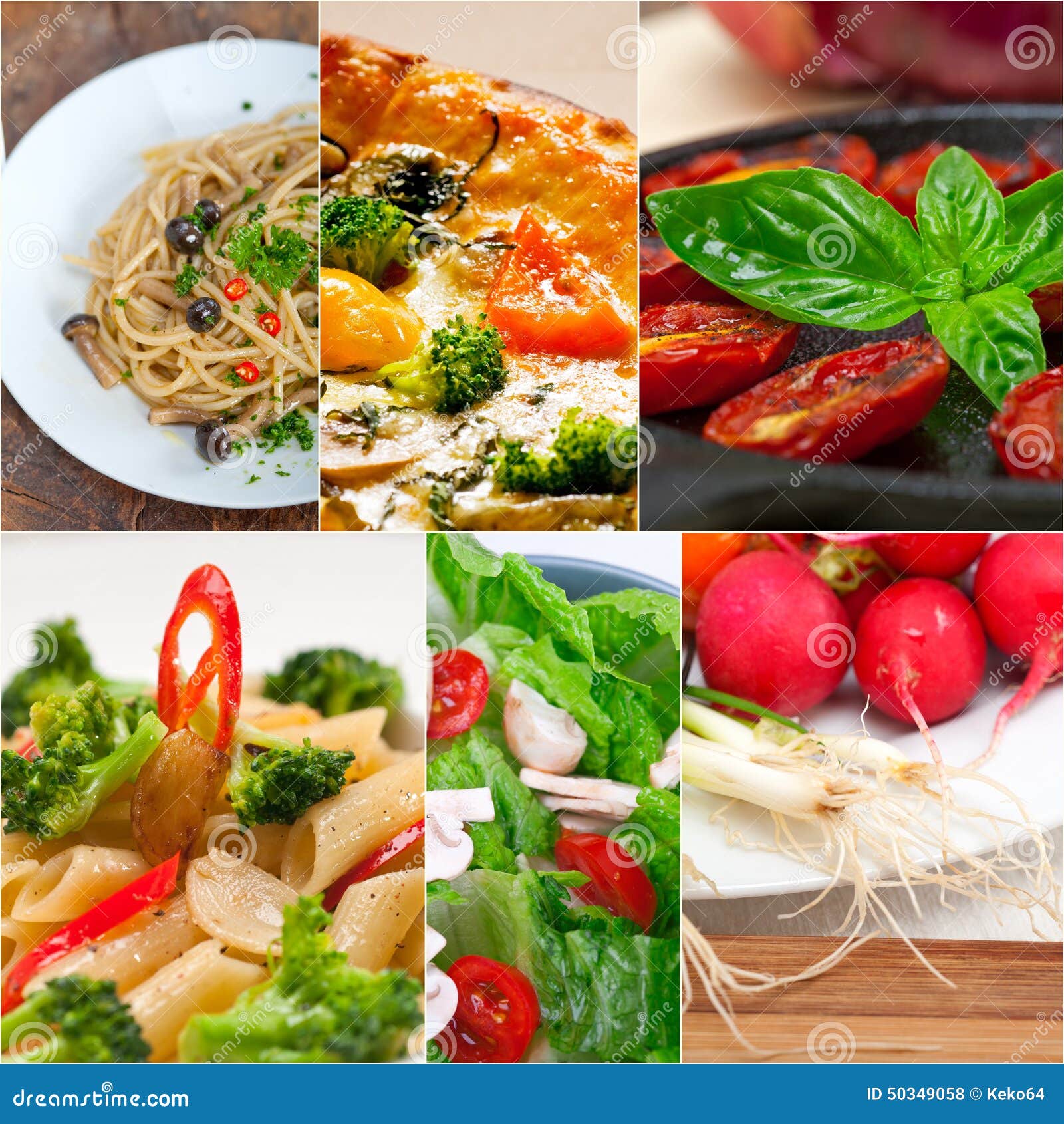 Healthy Vegetarian Vegan Food Collage Stock Photo - Image of leaf, dish ...