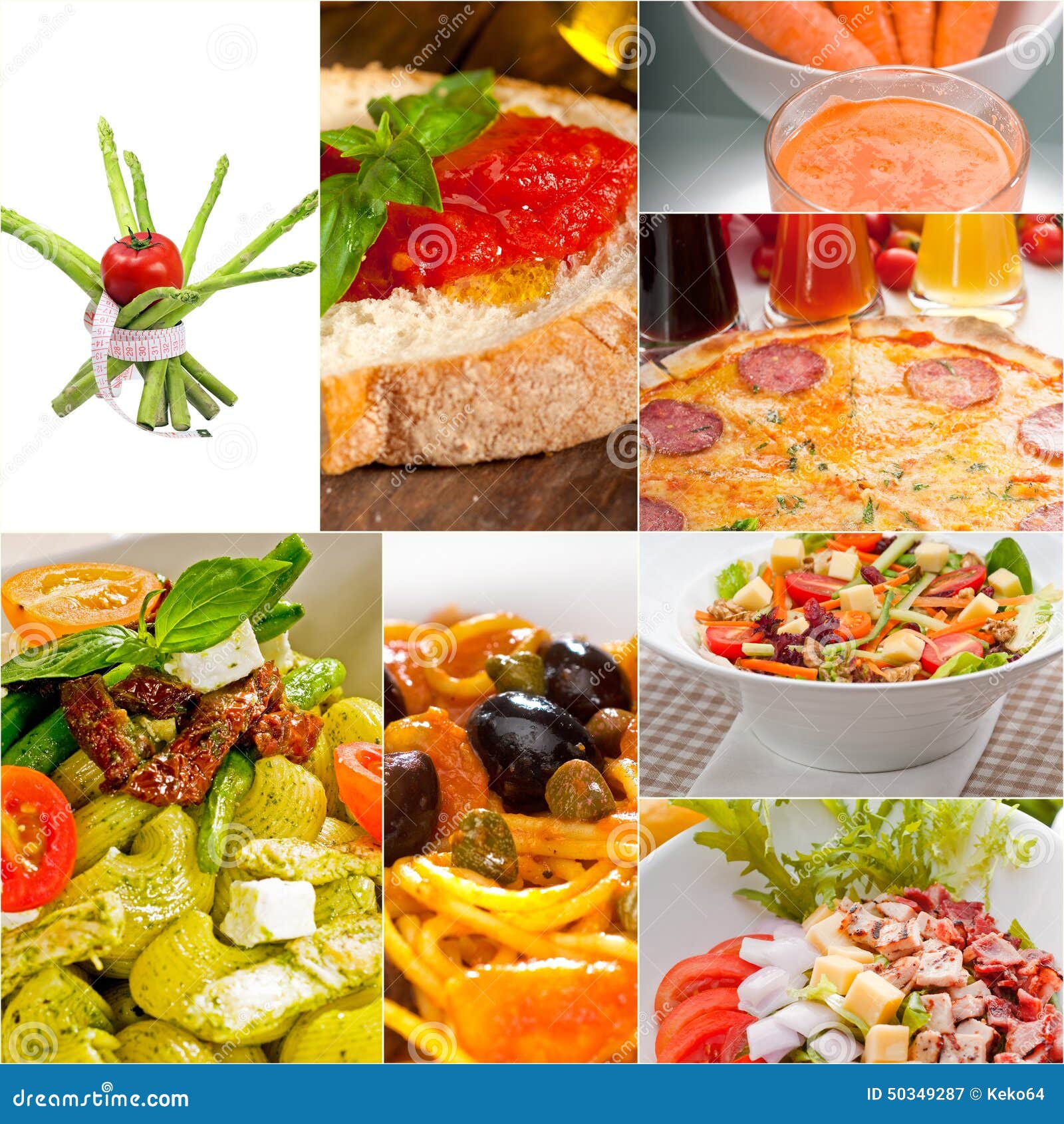 Healthy Vegetarian Vegan Food Collage Stock Image - Image of fresh ...