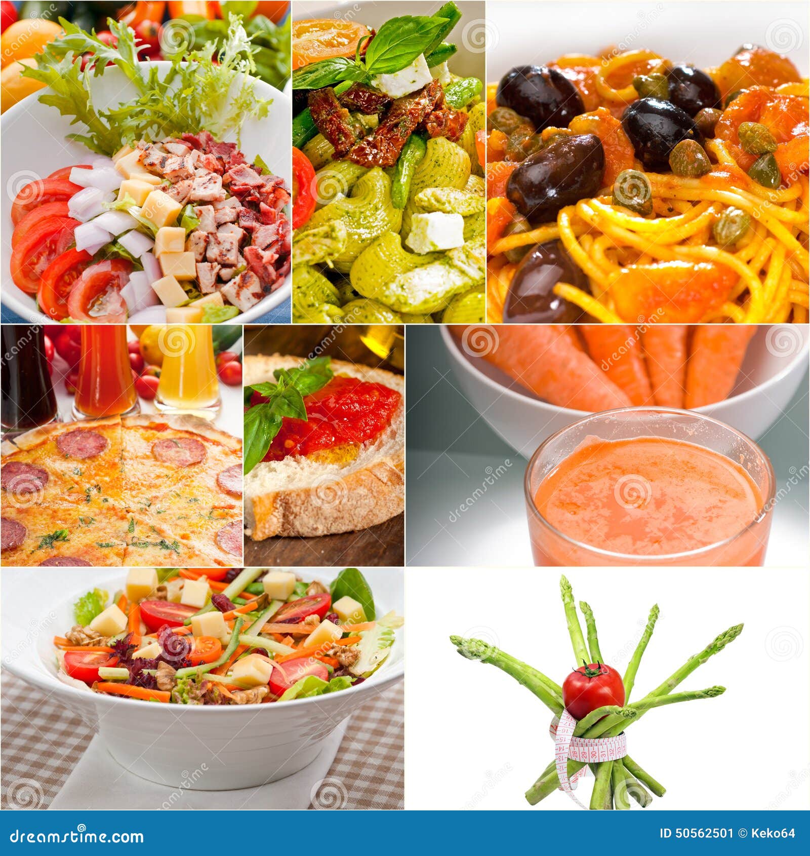 Healthy Vegetarian Vegan Food Collage Stock Image - Image of fresh ...