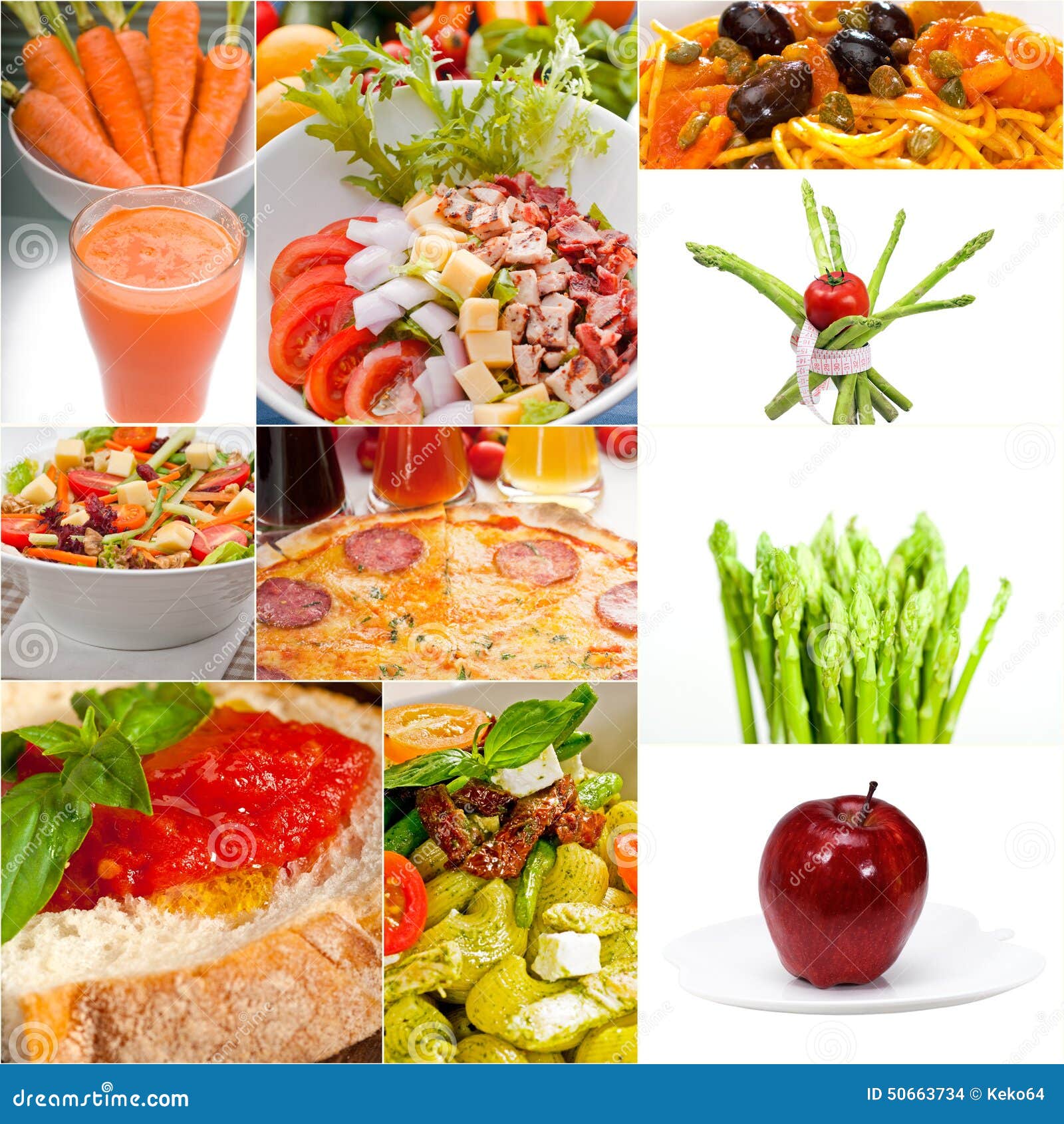 Healthy Vegetarian Vegan Food Collage Stock Photo - Image of ingredient ...