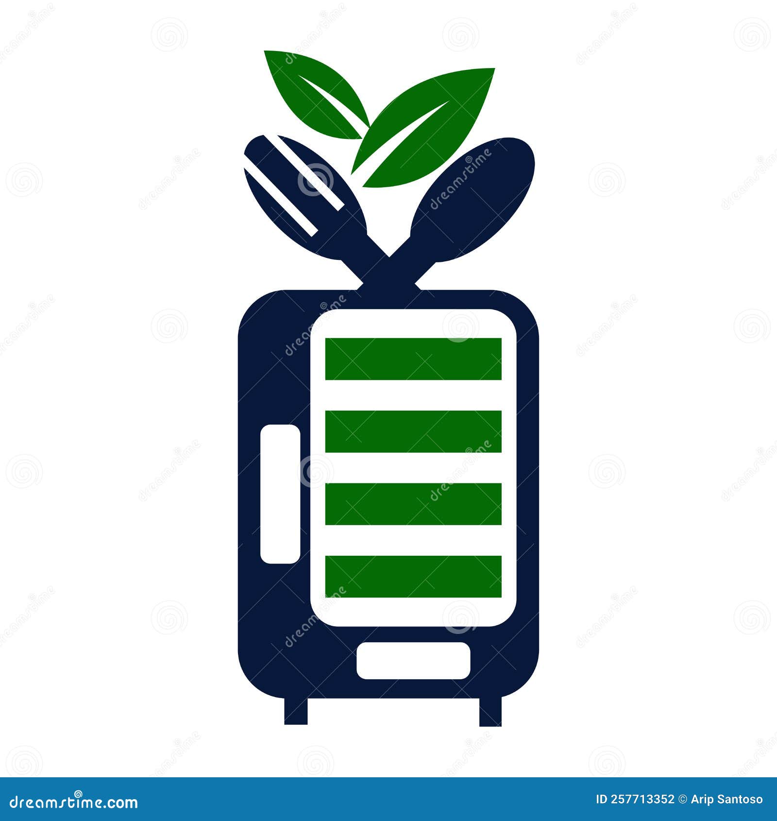 Healthy Vending Machines Food Logo Template Stock Vector - Illustration ...