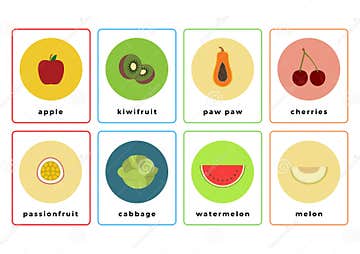 Healthy Vs Sometimes Food Sorting Flashcards - 5 Stock Illustration ...