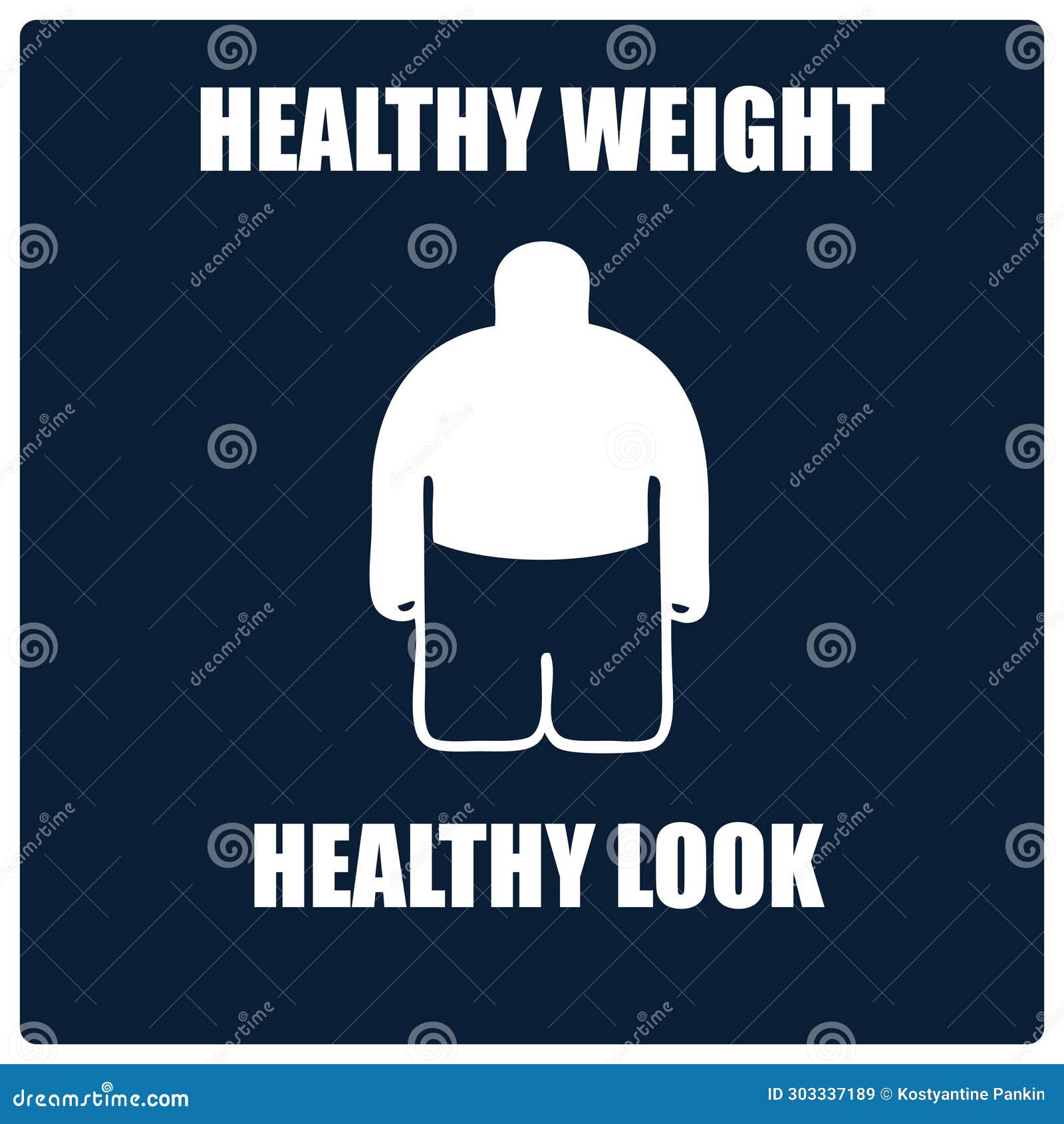 Healthy Weight Illustration Stock Vector - Illustration of healthful ...