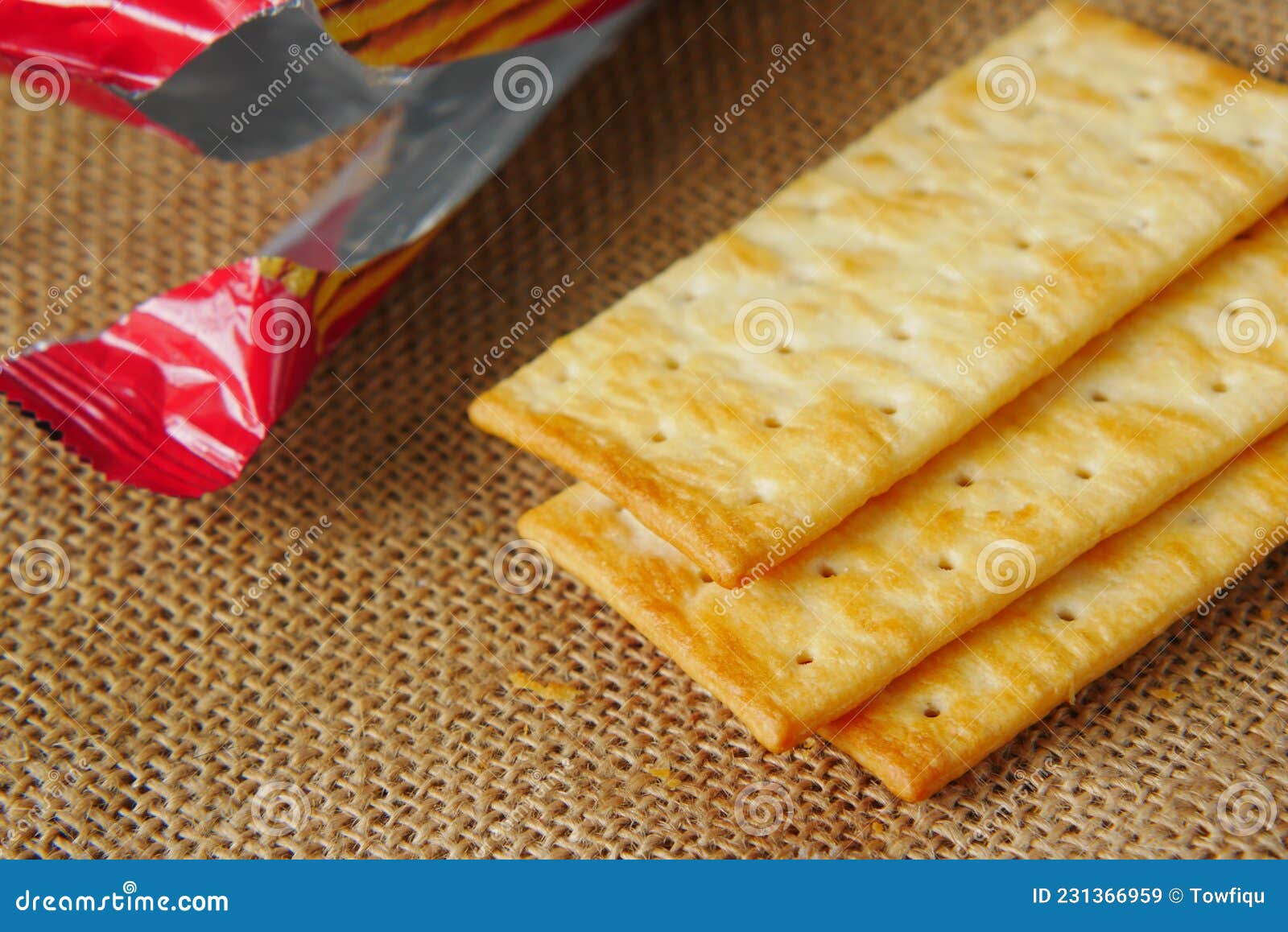 Healthy Whole Wheat Cracker on Table , Stock Image - Image of cracker ...