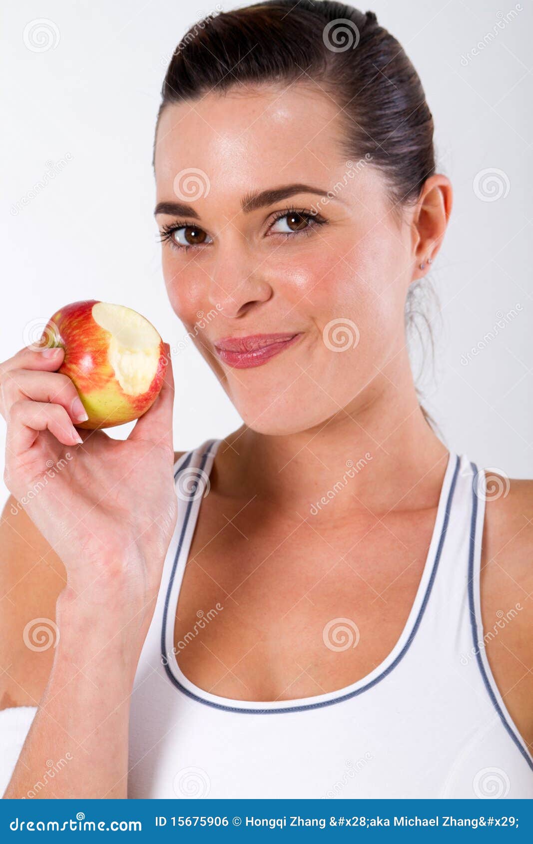 Healthy woman stock photo. Image of calorie, food, healthy - 15675906