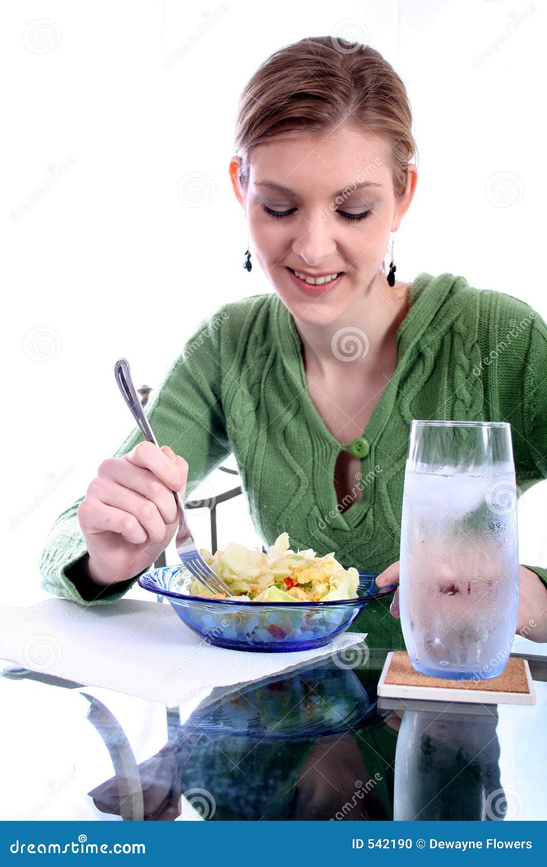 Healthy Woman stock photo. Image of chica, vegetarian, food - 542190