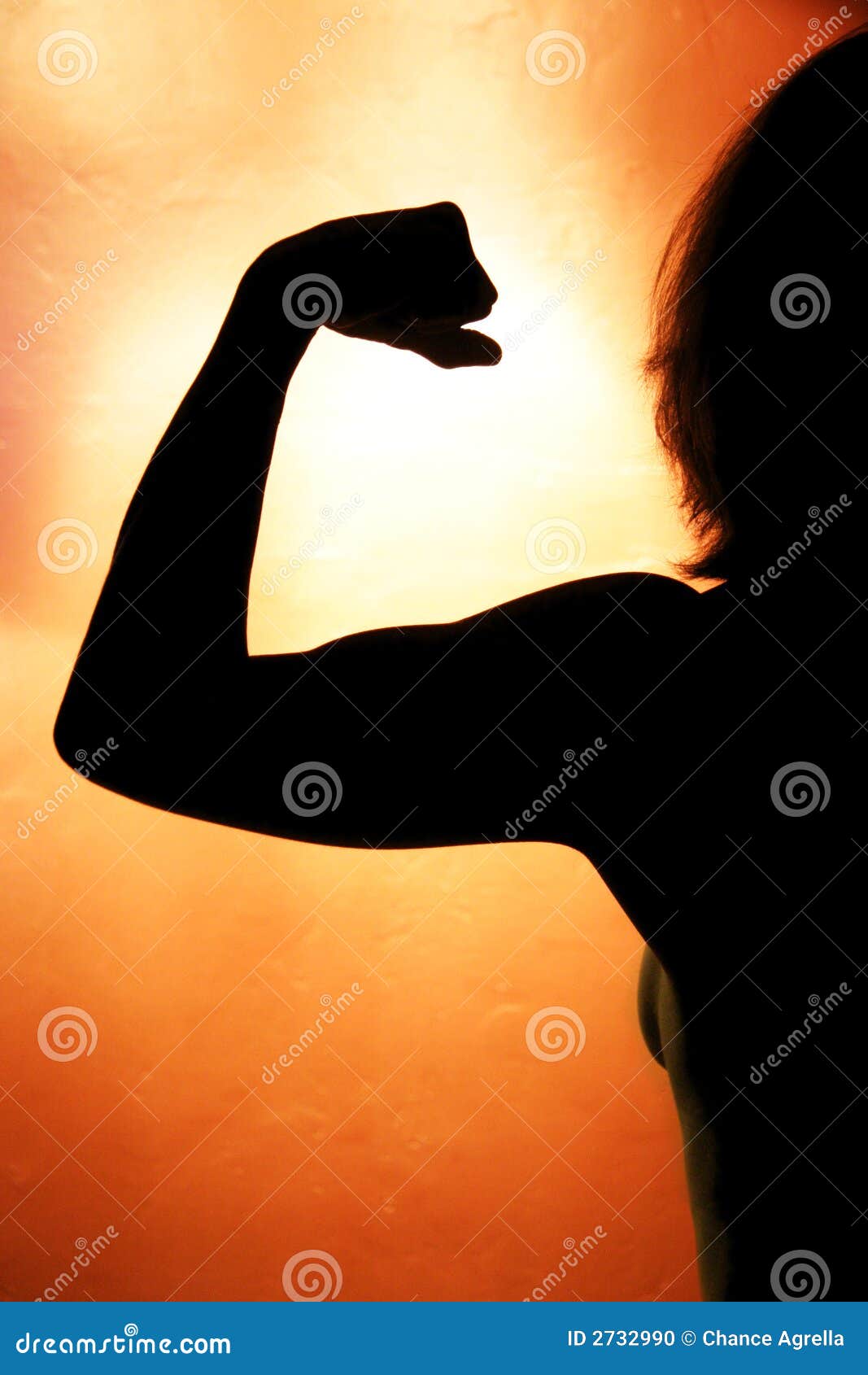Strong Woman Silhouette