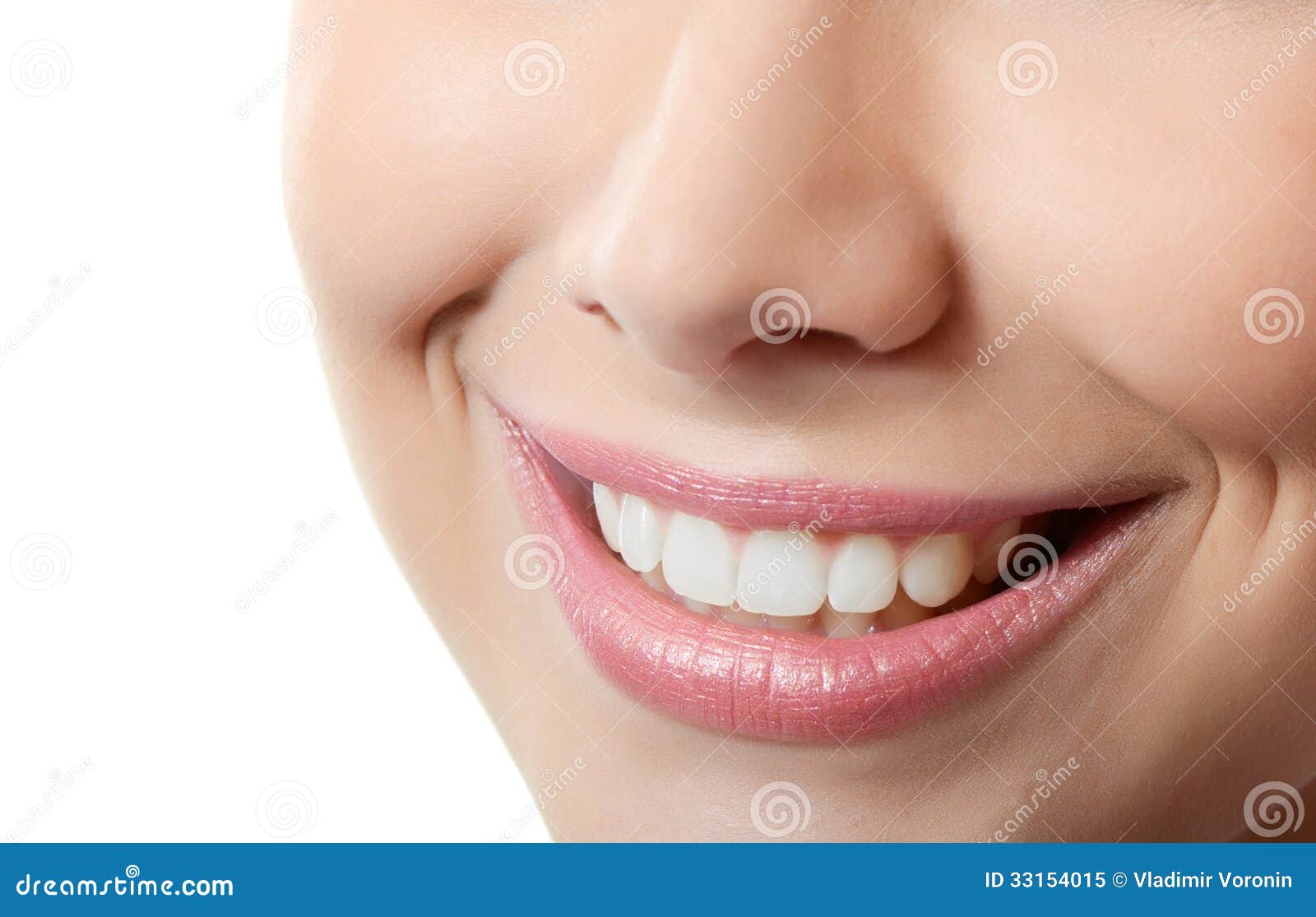 Healthy Woman Teeth and Smile Stock Image - Image of lipstick, health ...