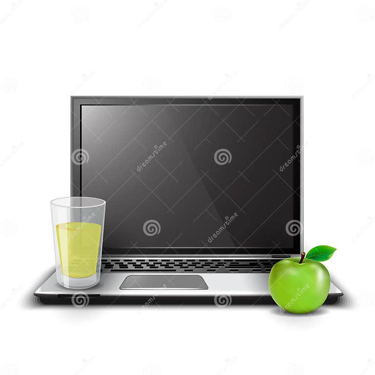 Healthy work lunch stock vector. Illustration of school - 45151190