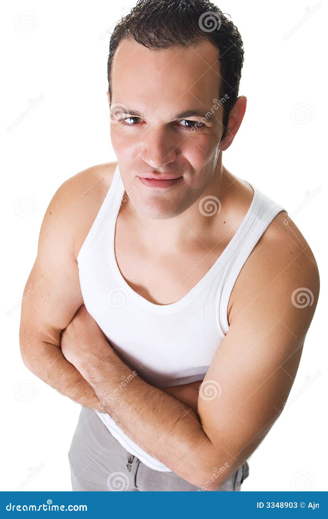 Healthy Young Man stock image. Image of sleeveless, healthy - 3348903