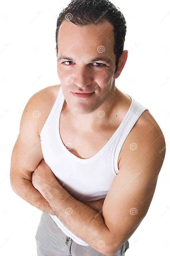 Healthy Young Man stock image. Image of sleeveless, healthy - 3348903