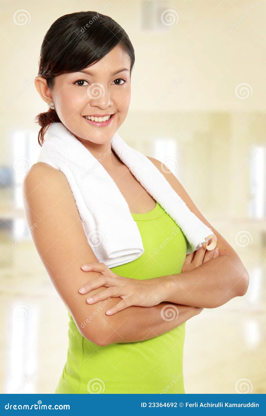 Healthy young woman stock photo. Image of people, indoor - 23364692