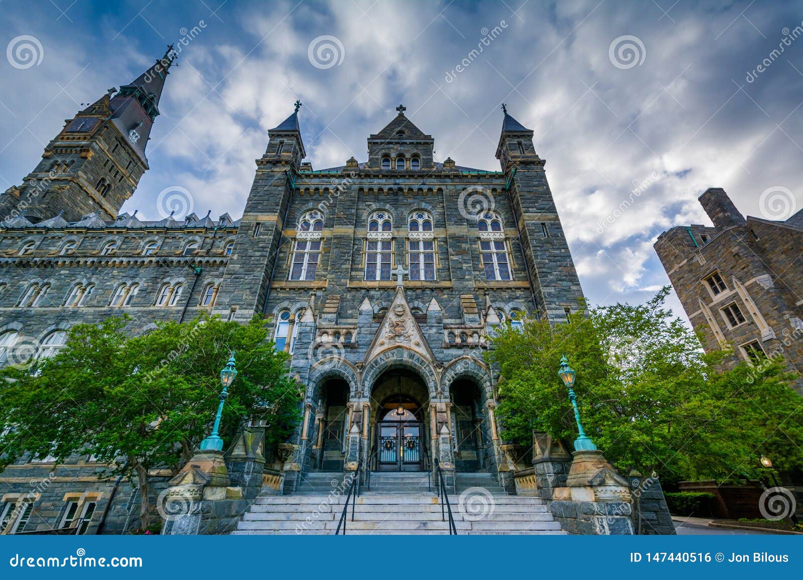 Healy Hall, at Georgetown University, in Washington, DC Stock Photo ...