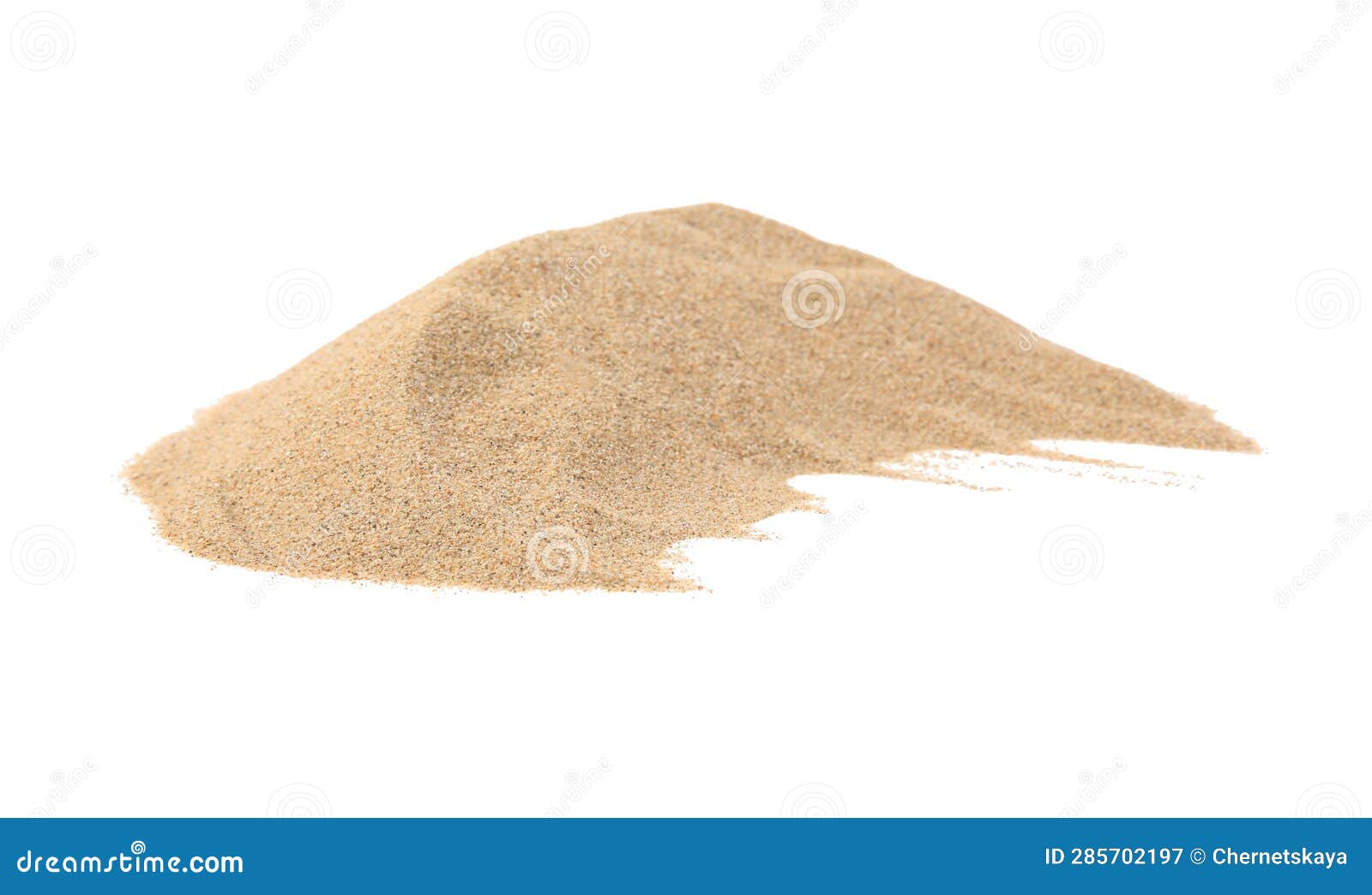 Heap of Beach Sand Isolated on White Stock Image - Image of beach ...