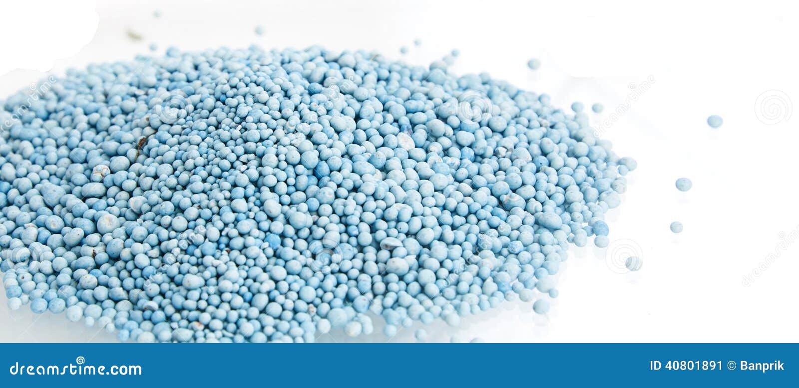 Heap of Blue Chemical Fertilizer on White Stock Image - Image of ...