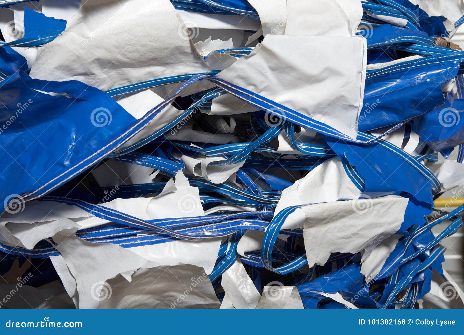 Heap of Blue and White Triangular Bunting Stock Photo - Image of lying ...
