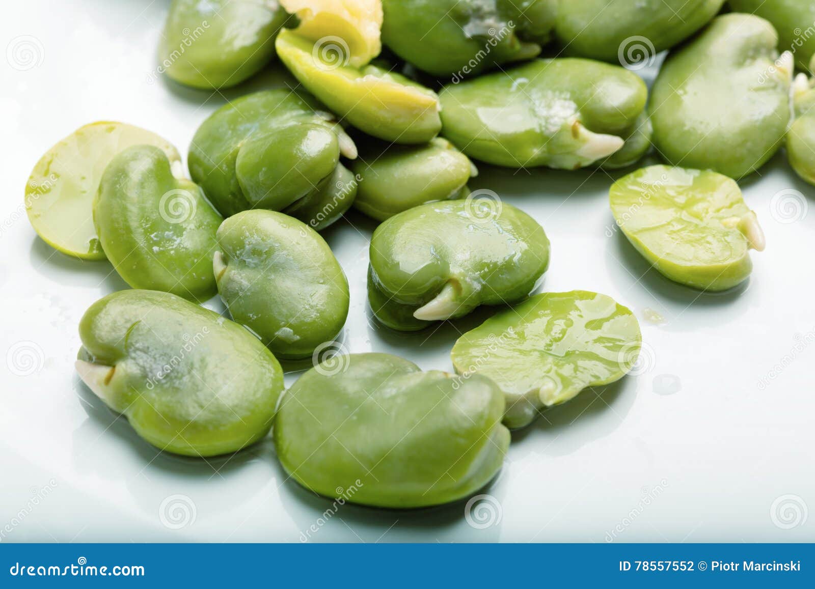Heap of boiled broad beans stock photo. Image of diet - 78557552
