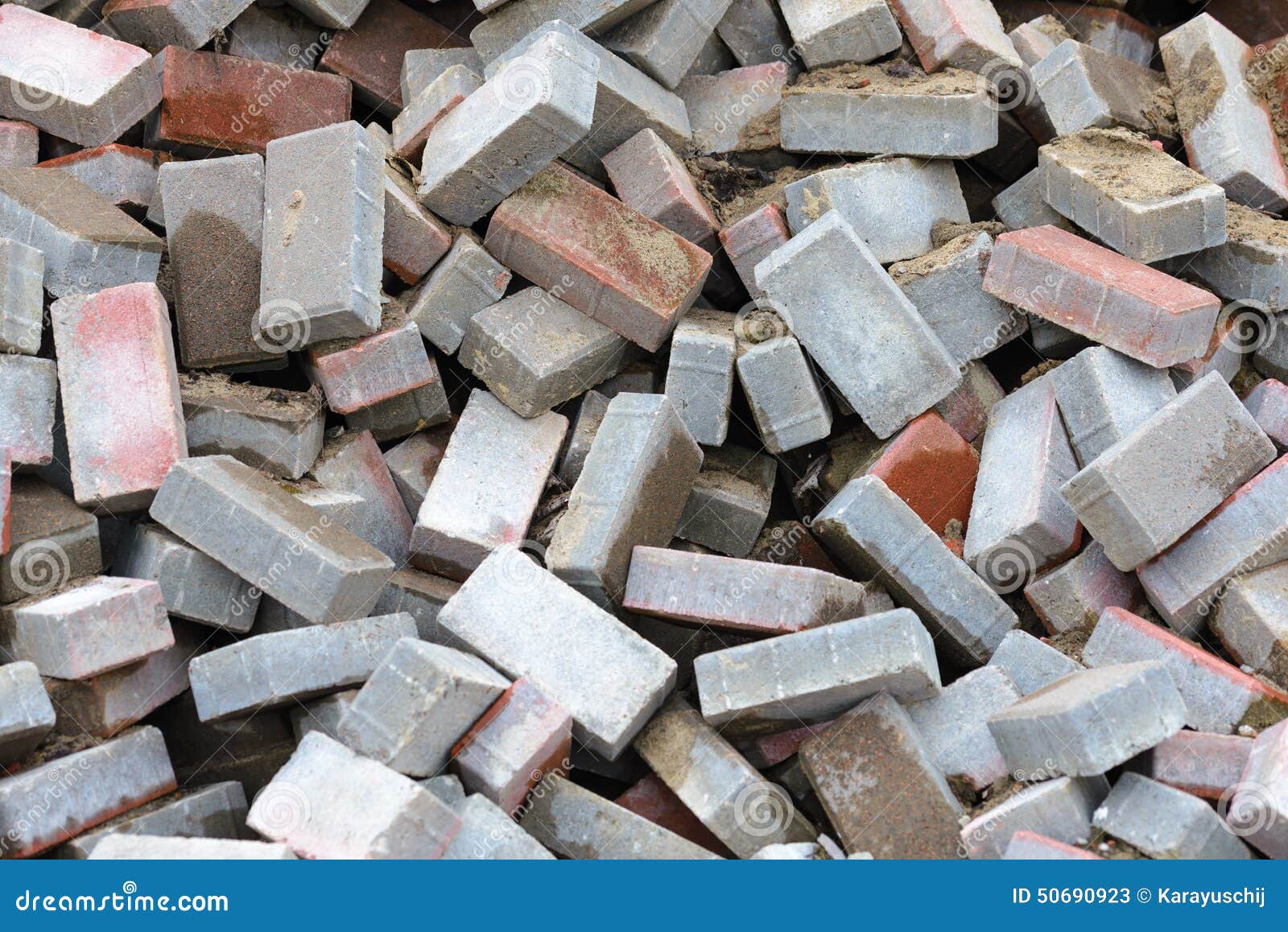 Heap of Bricks stock image. Image of site, orange, heap - 50690923