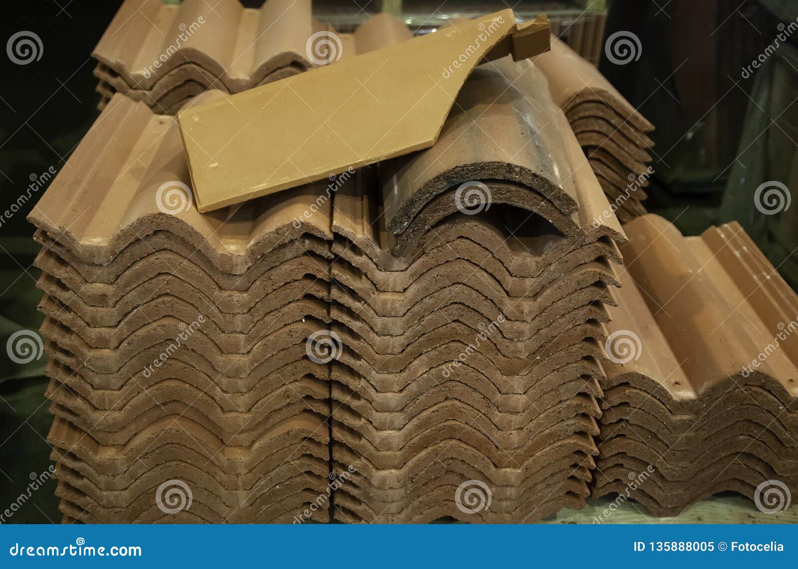 Heap of bricks stock image. Image of construction, pile - 135888005