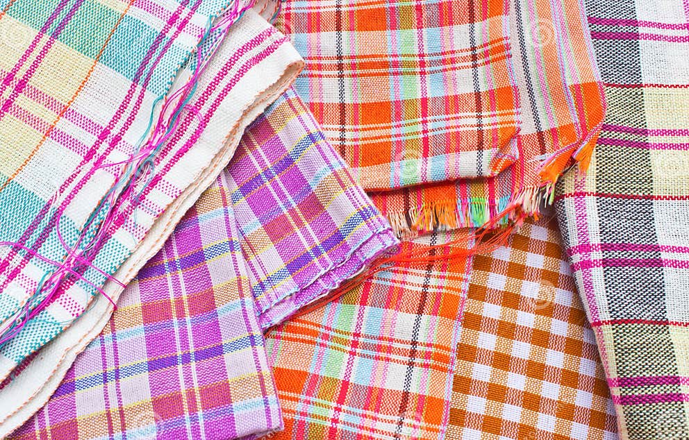 Heap of Cloth Fabrics, Close Up Stock Photo - Image of cloth, elegance ...