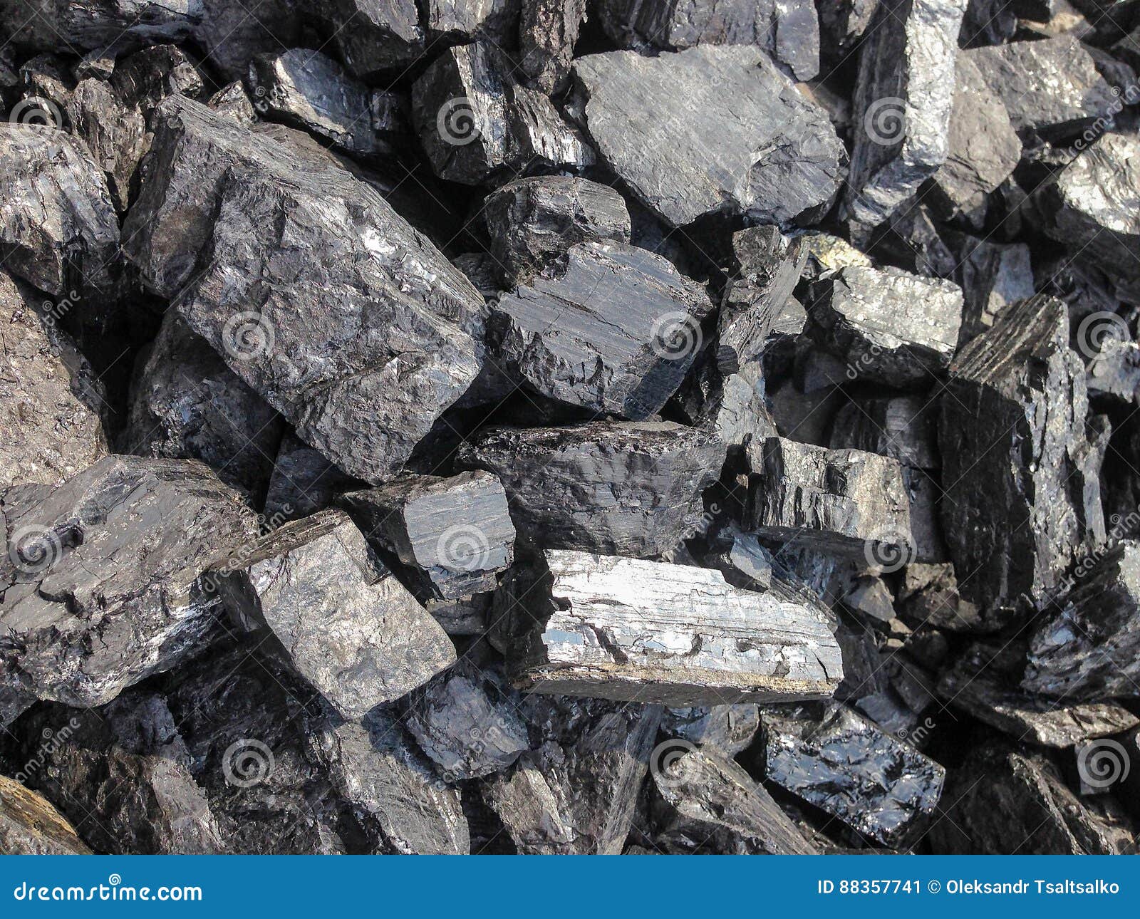 Heap of coal stock image. Image of black, dark, industry - 88357741