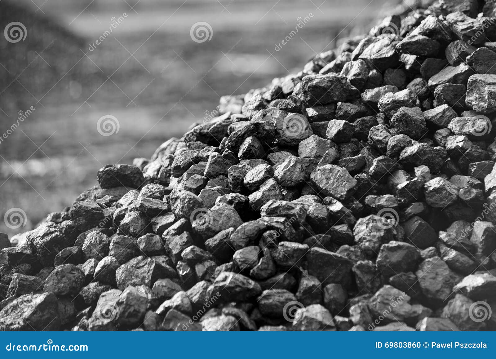 Heap of coal. stock photo. Image of power, industry, poland - 69803860