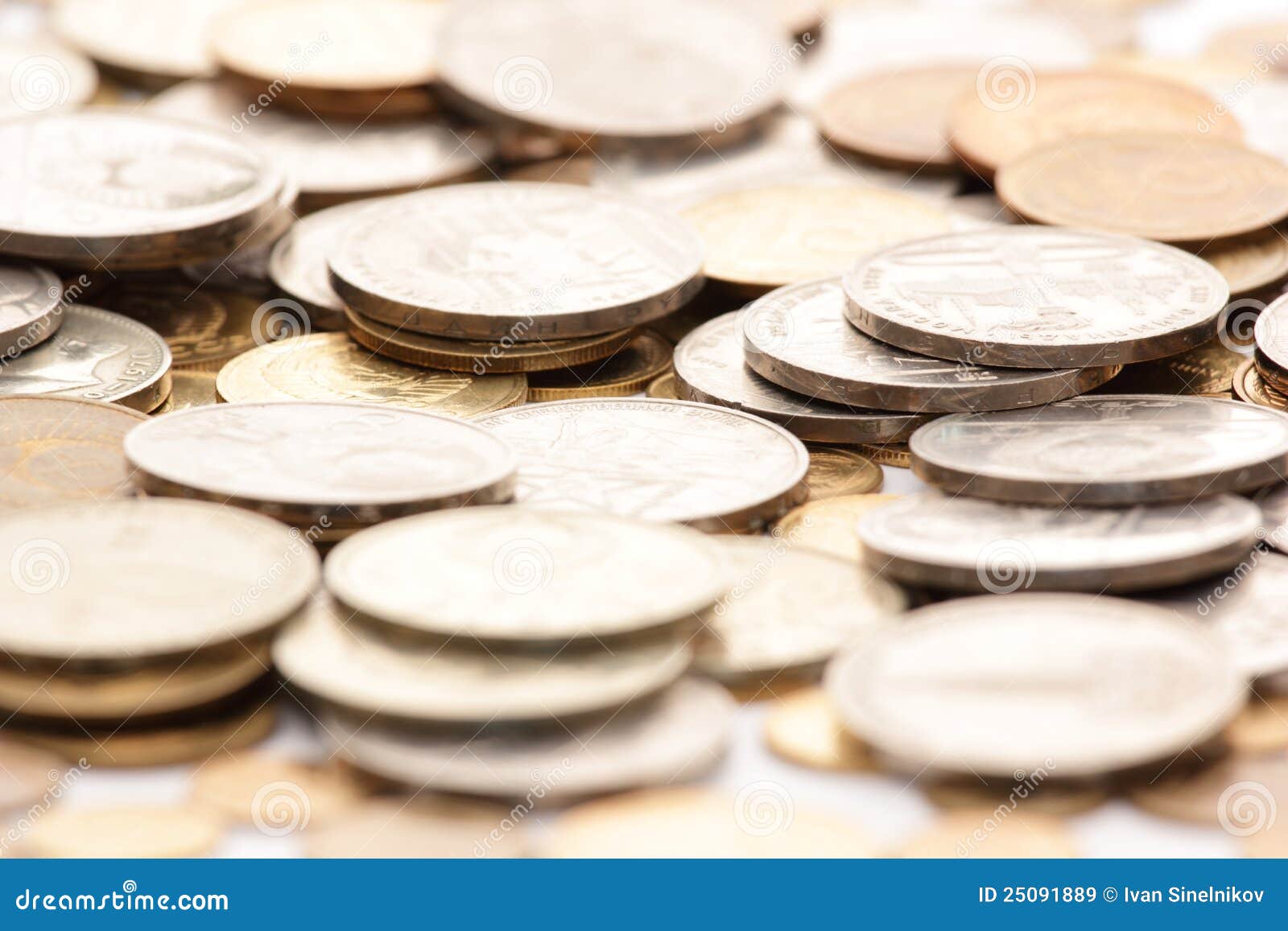 Heap of coins stock image. Image of retro, trading, market - 25091889