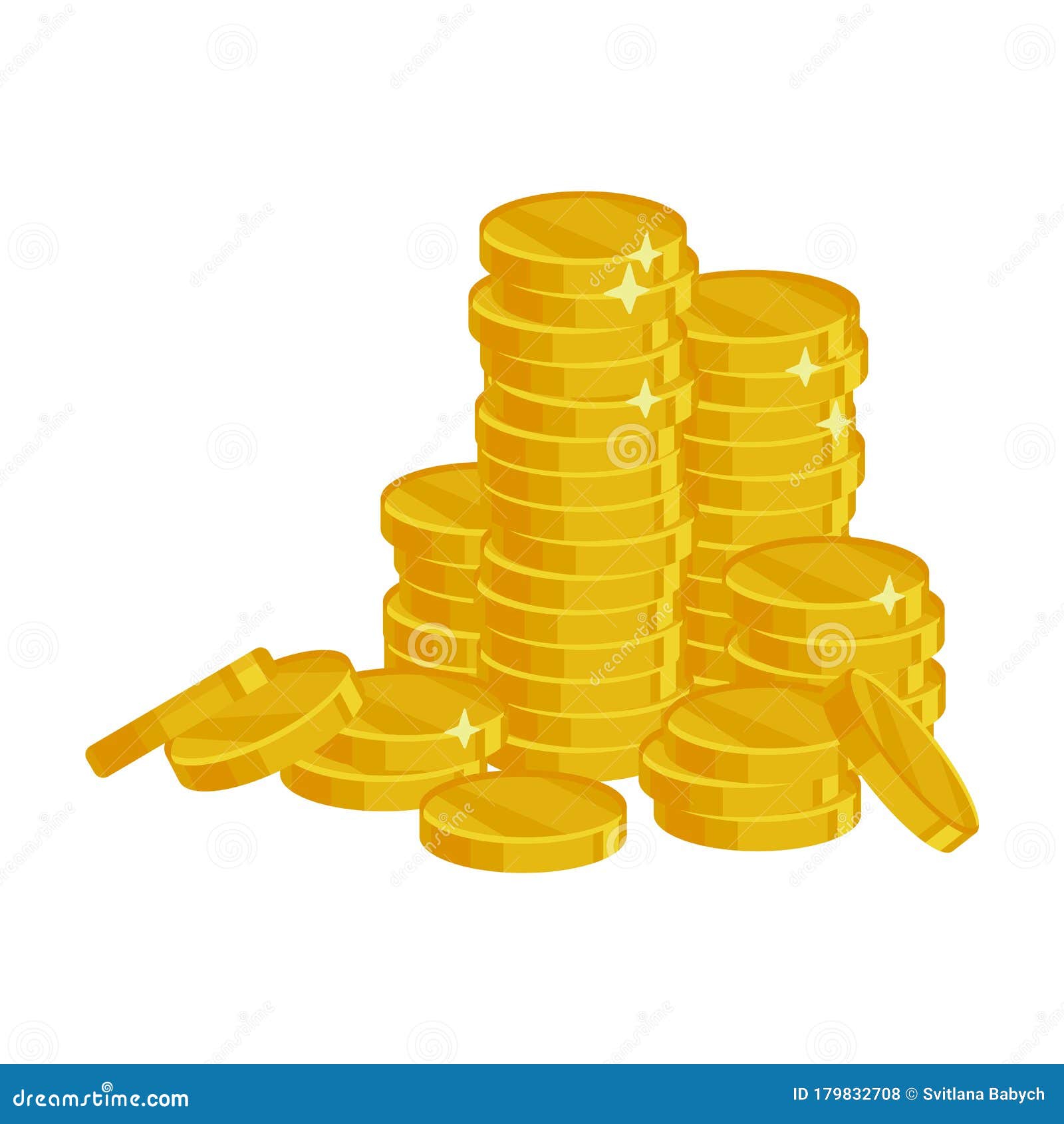 Coins Icon Vector