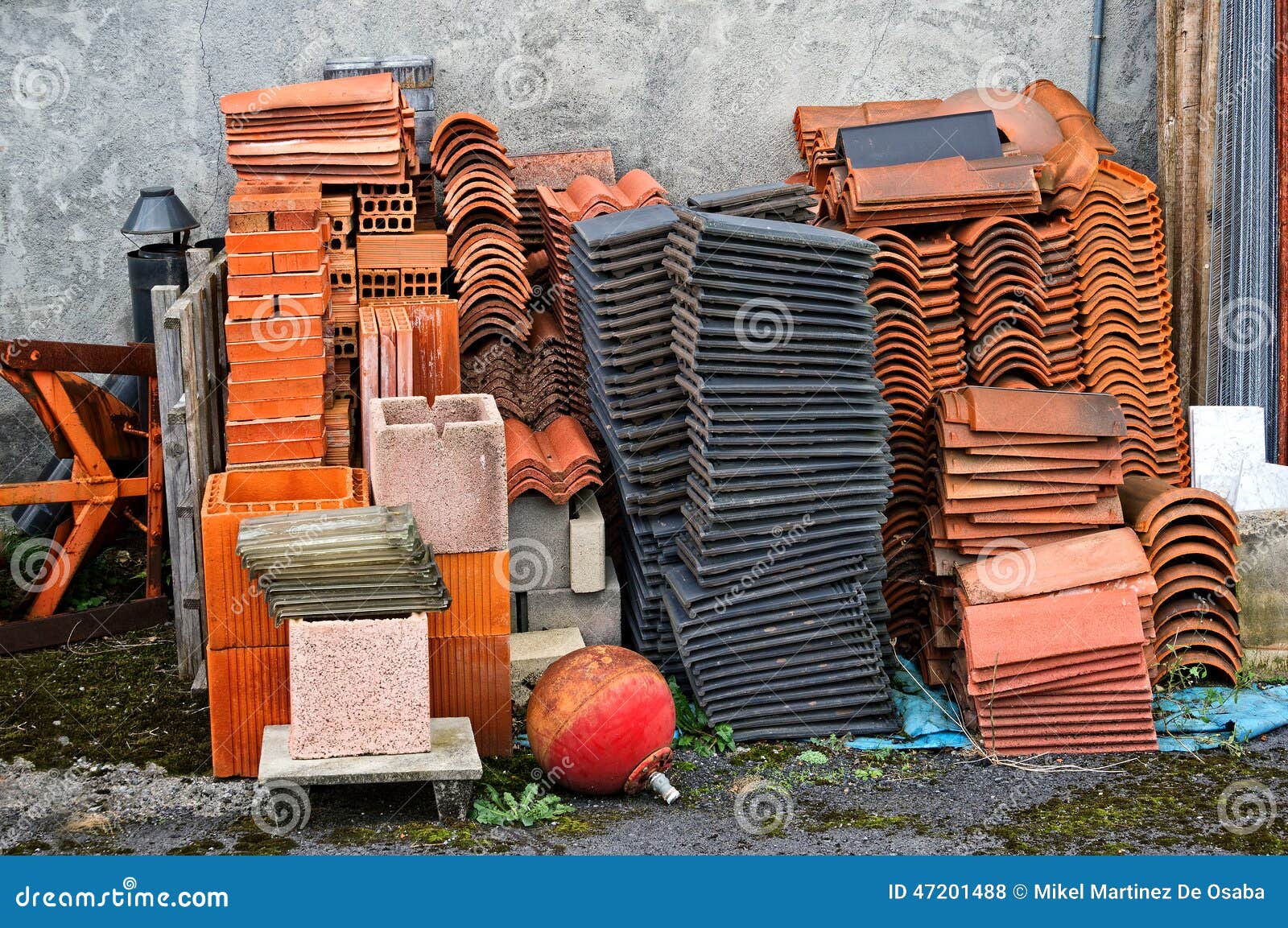 Heap of Construction Materials Stock Photo - Image of repair ...