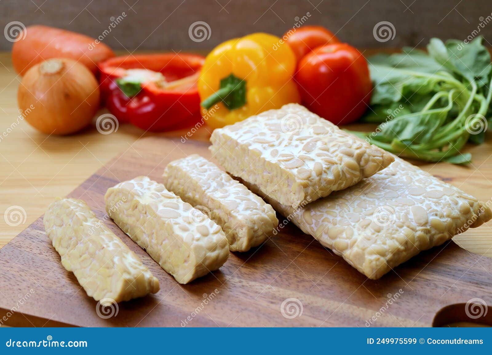 Heap of Cut Fresh Tempeh for Cooking Whole Foods Plant-based Dishes ... Heap of Cut Fresh Tempeh for Cooking Whole Foods Plant-based Dishes ...
