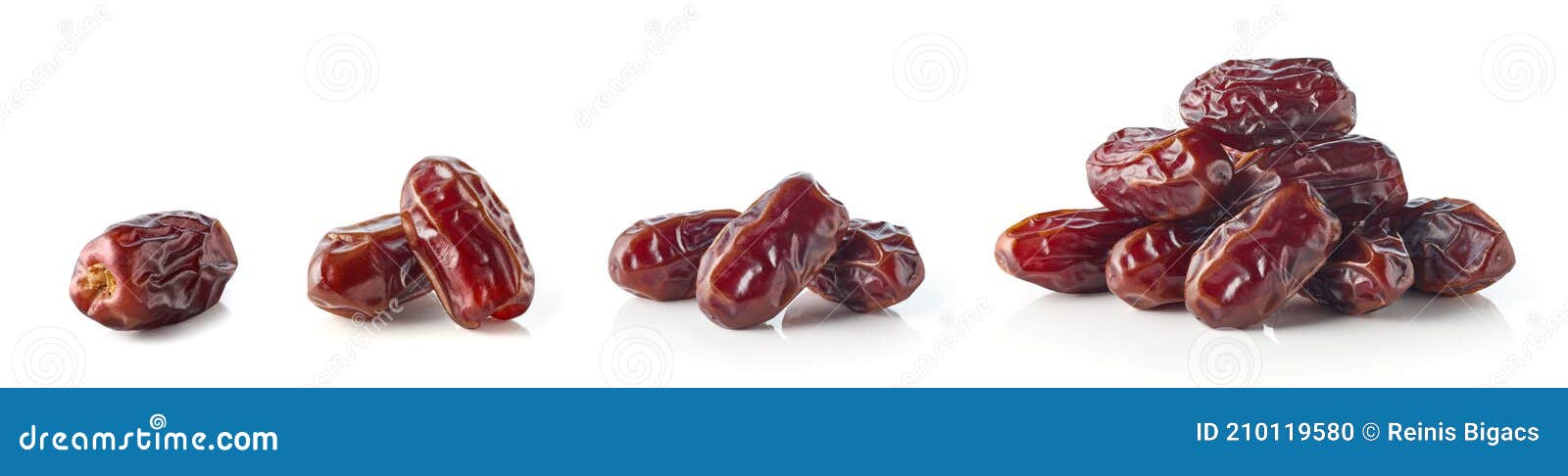 Big Dates Isolated. Date Palm Fruits Royalty-Free Stock Photography ...