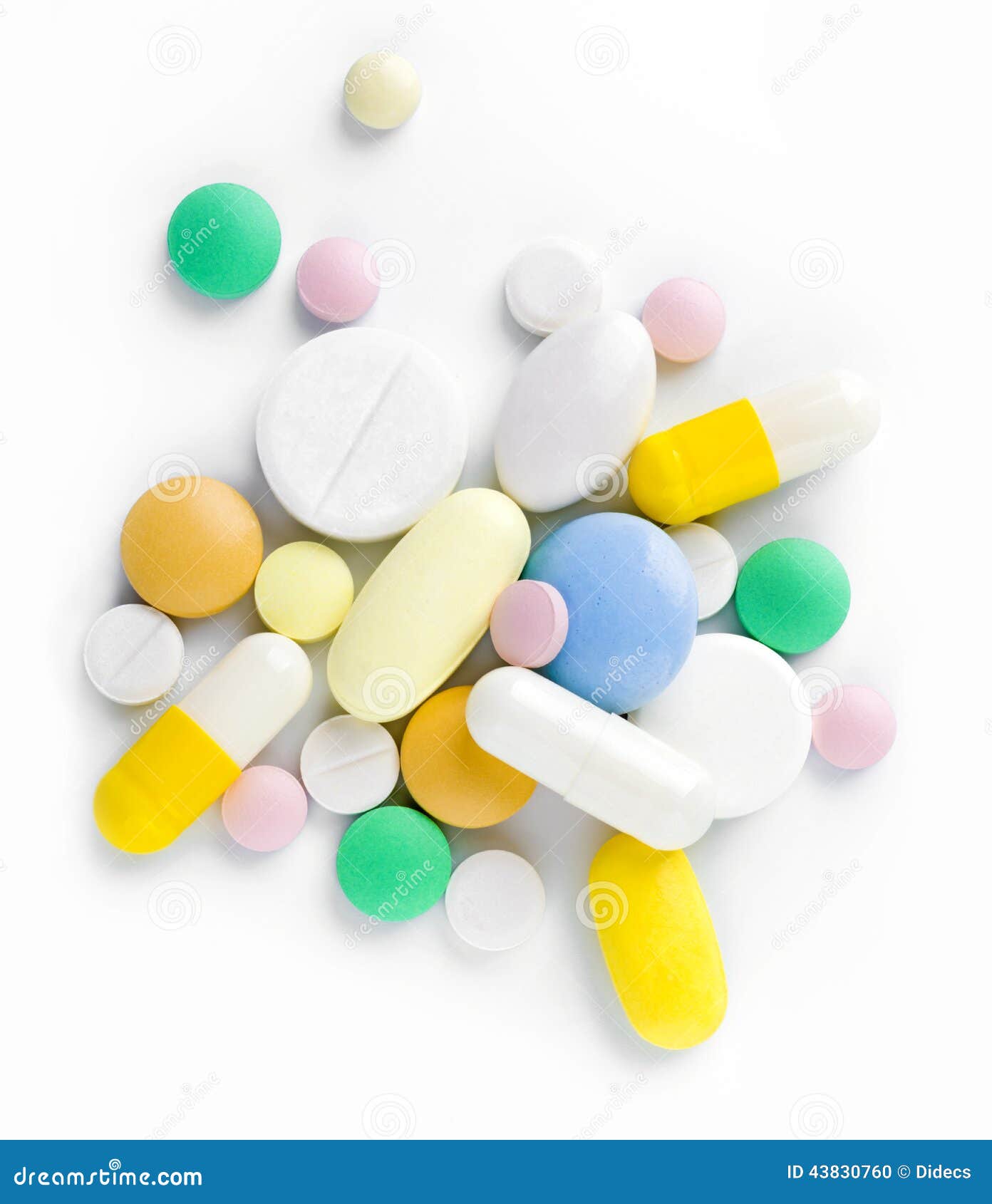 Heap of Different Tablets, Pills and Capsules Stock Photo - Image of ...