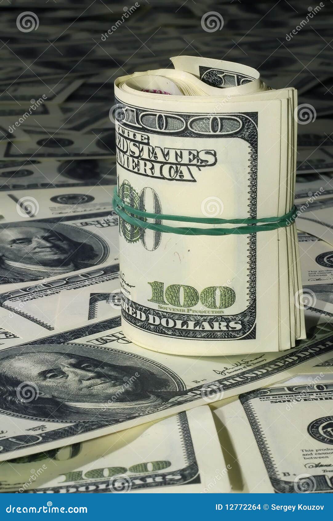 Heap of dollars 2 stock photo. Image of large, bills - 12772264