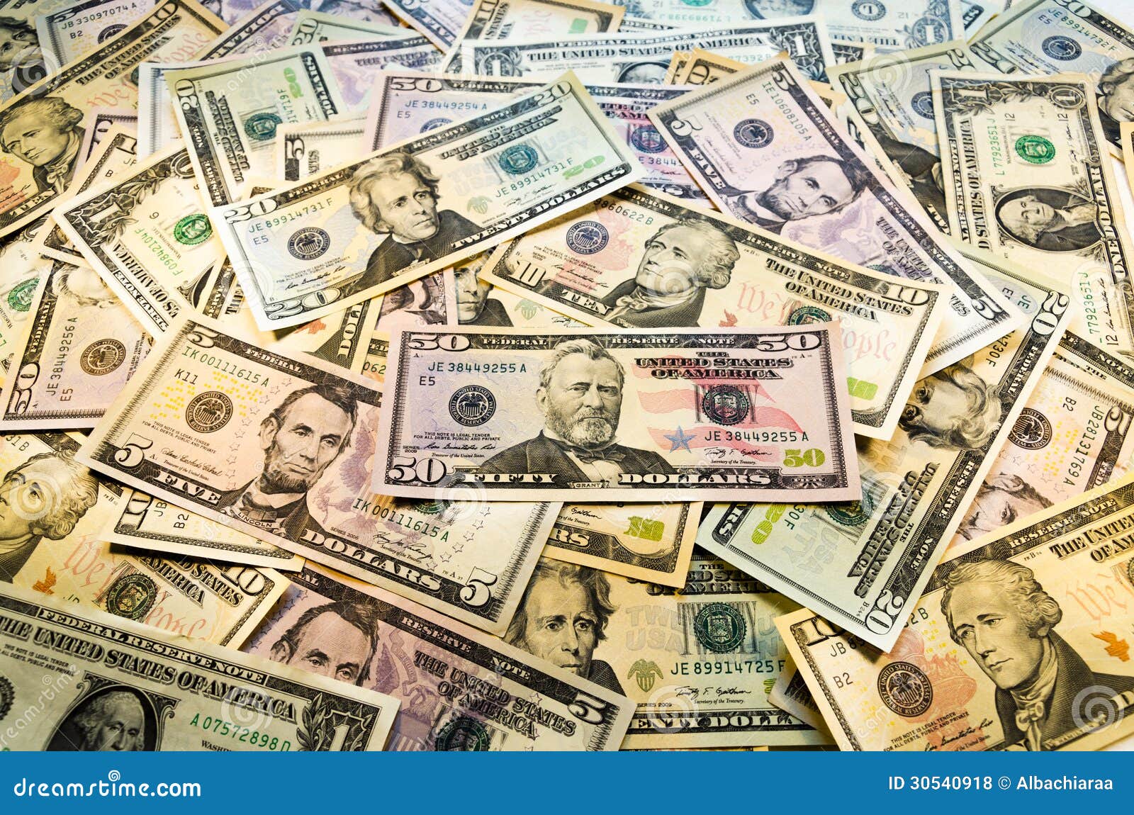 Heap of dollars. stock photo. Image of living, finance - 30540918