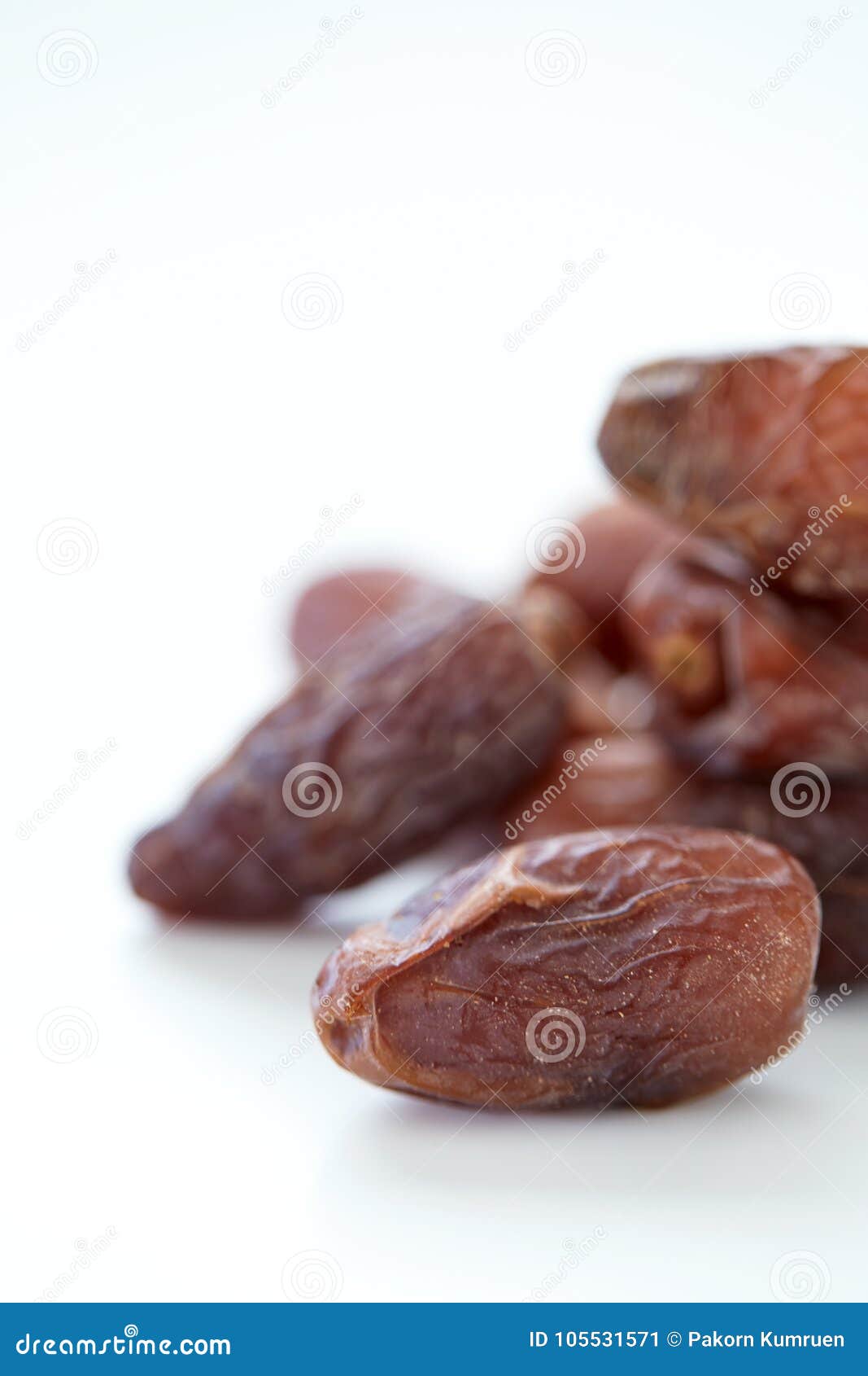 Dates Isolated on White Background Stock Image - Image of isolate ...