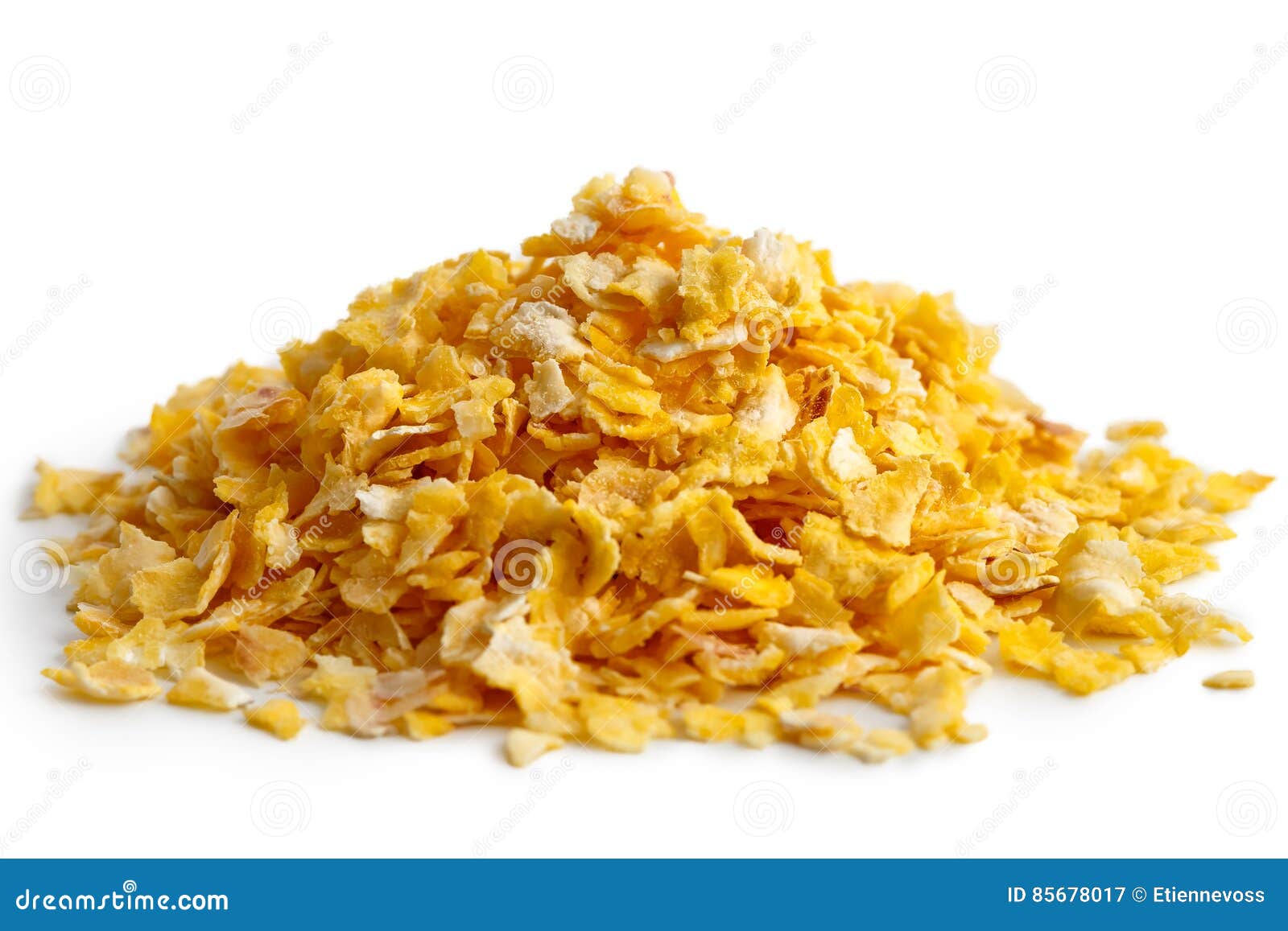 Heap of dry flaked corn. stock image. Image of white - 85678017