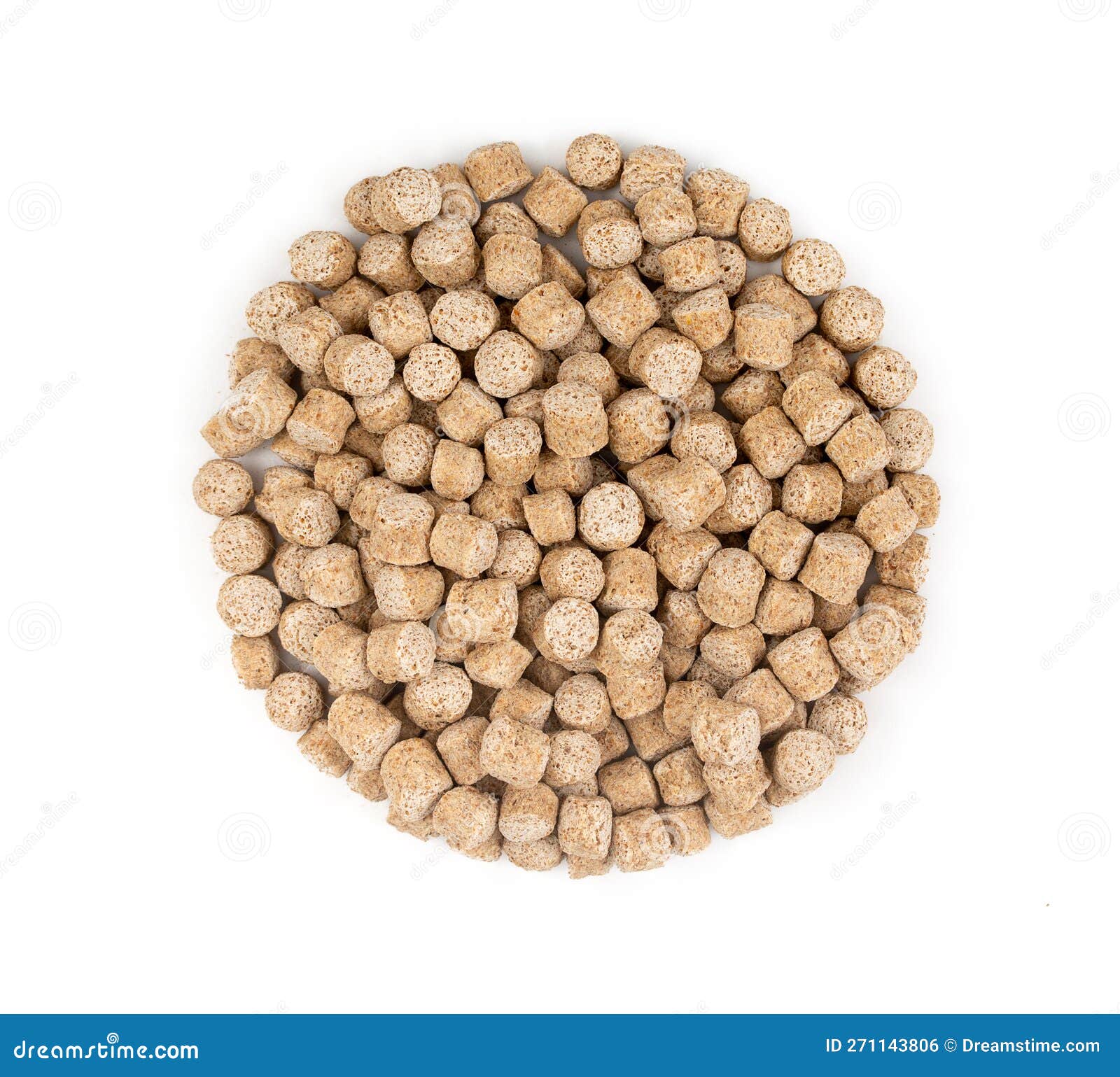 Top View Of Extruded Wheat Bran Pellets Royalty-Free Stock Image ...