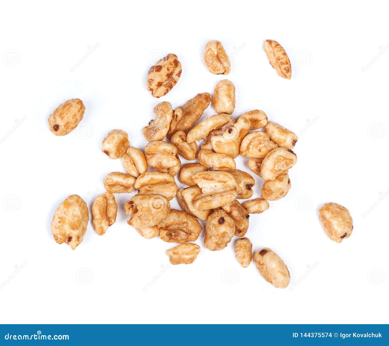 Heap of Fluffy Wheat Grains Stock Photo - Image of farming, dietetic ...