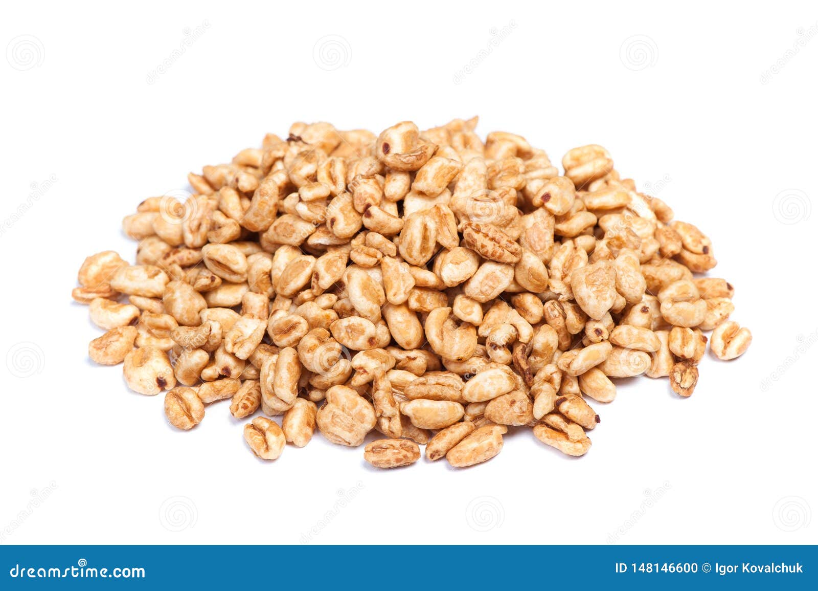Heap of Fluffy Wheat Grains Stock Photo - Image of food, harvest: 148146600